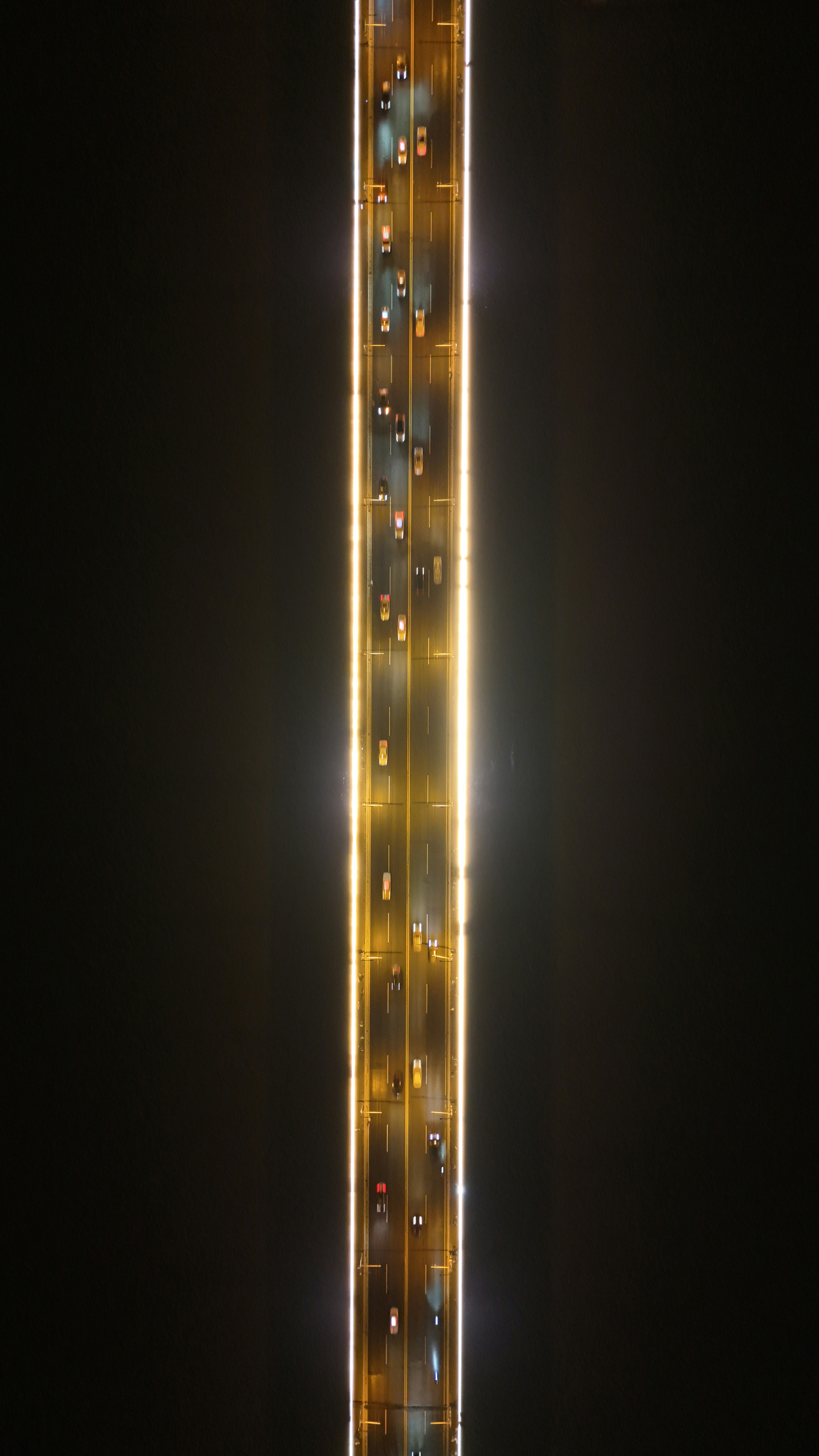 Illuminated Pathways: A Nighttime Journey