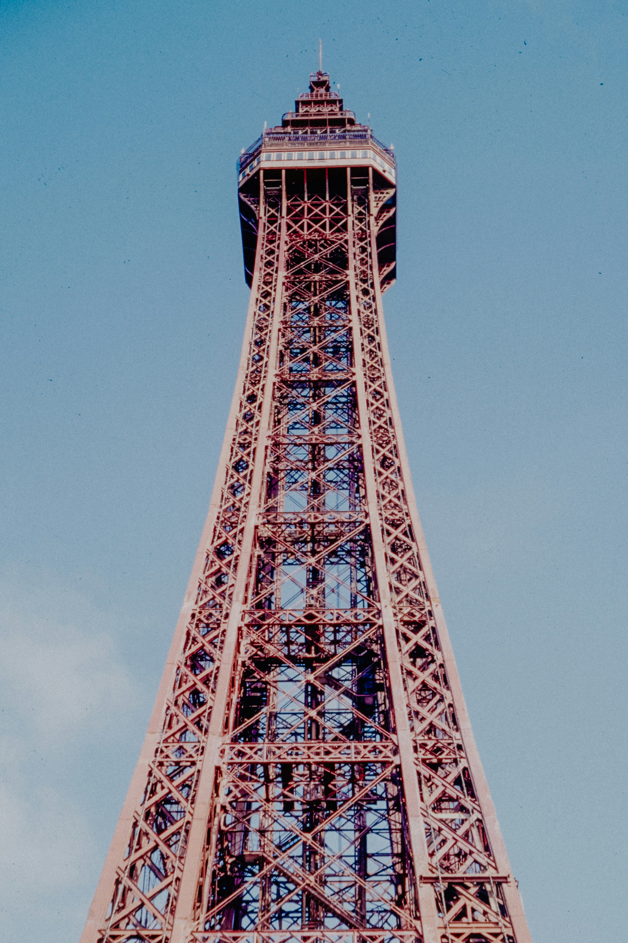 A very tall tower with a clock on it's side photo – Free Blackpool ...