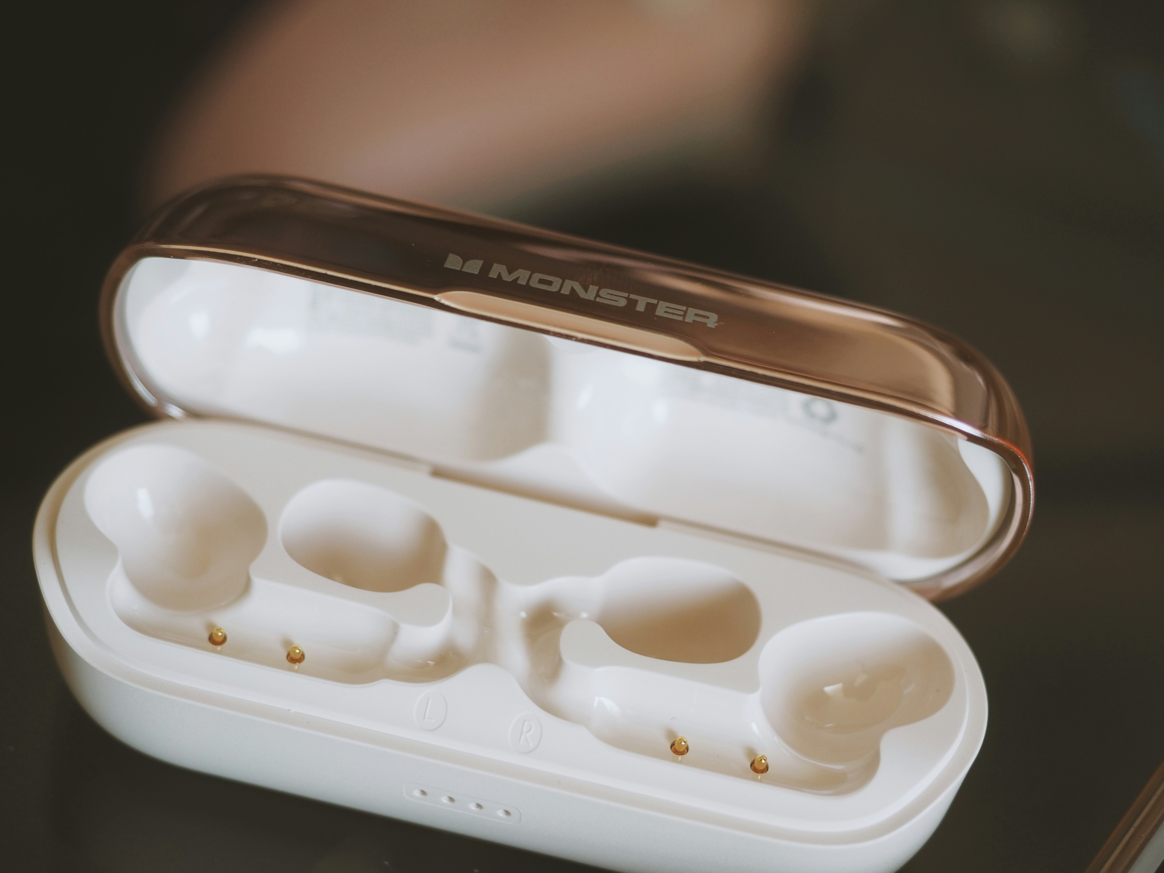Sleek Minimalist Earbuds in Chic Charging Case