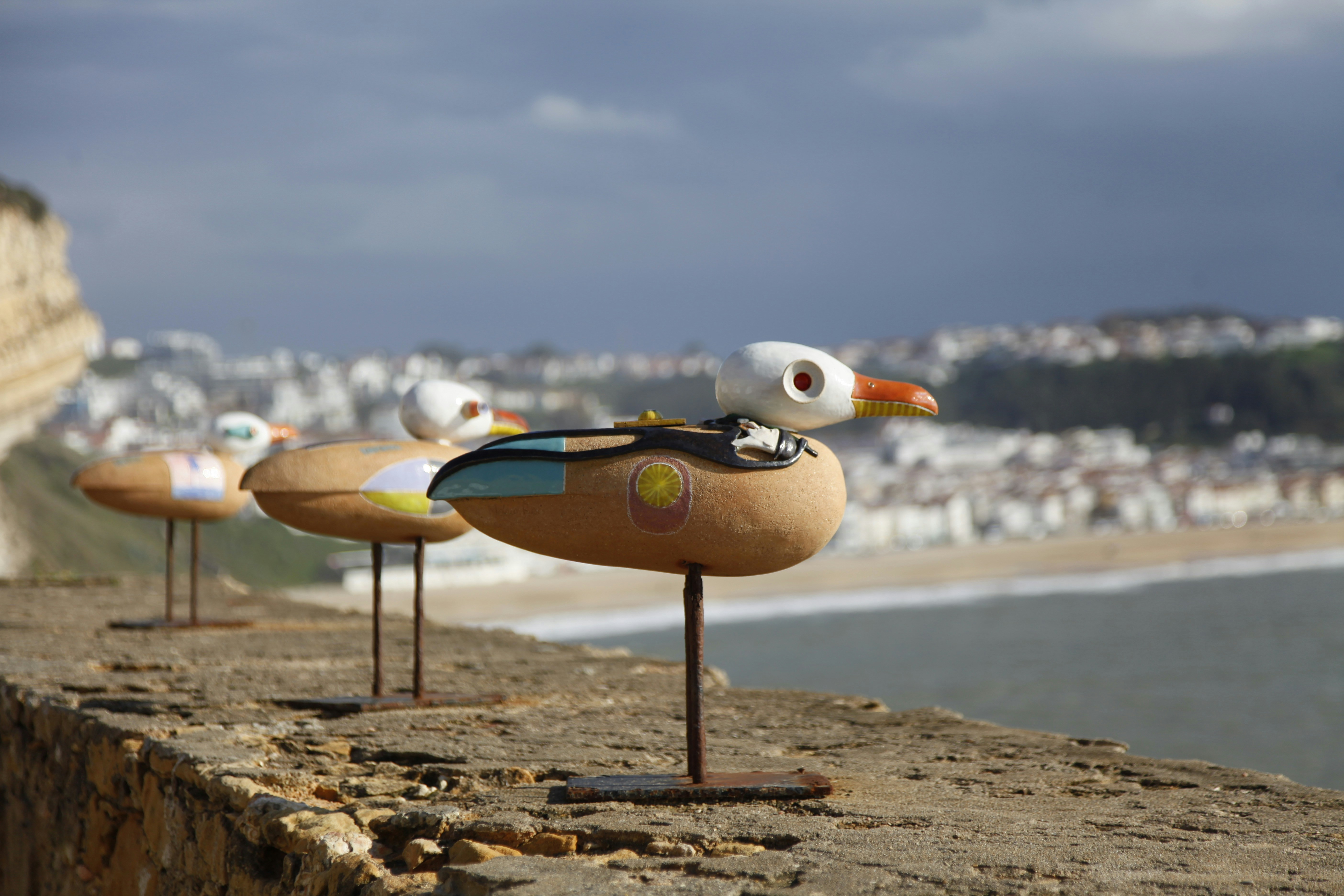 Whimsical Guardians of the Shoreline