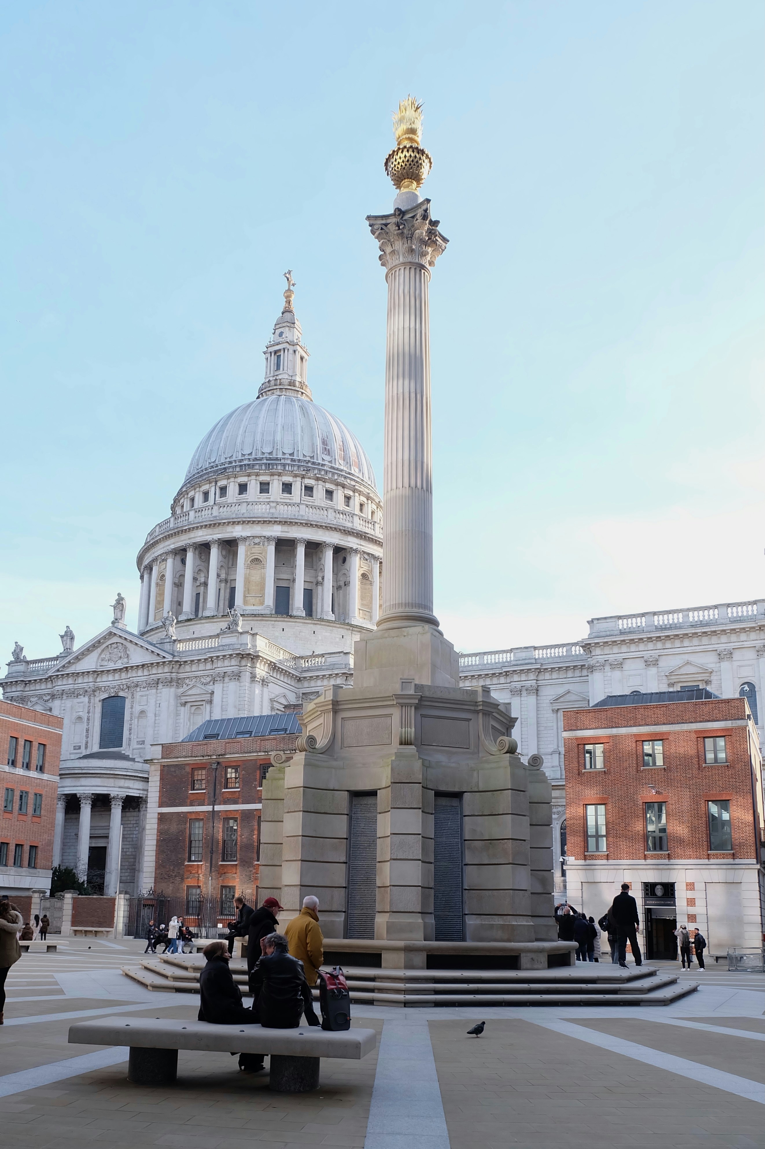 Obelisk of the Square: Stately Column Guards the City Hall