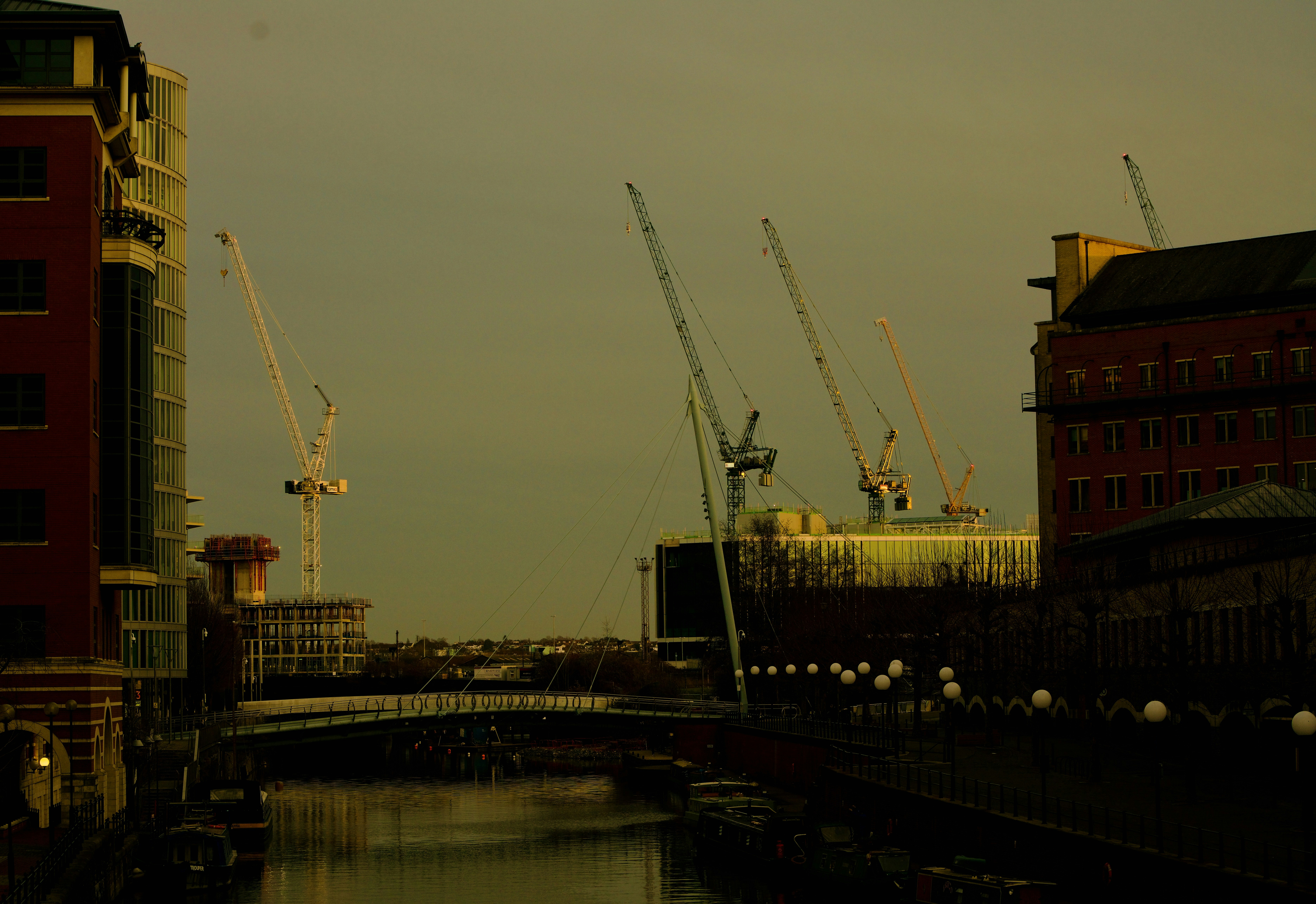Golden Hour Over Urban Progress