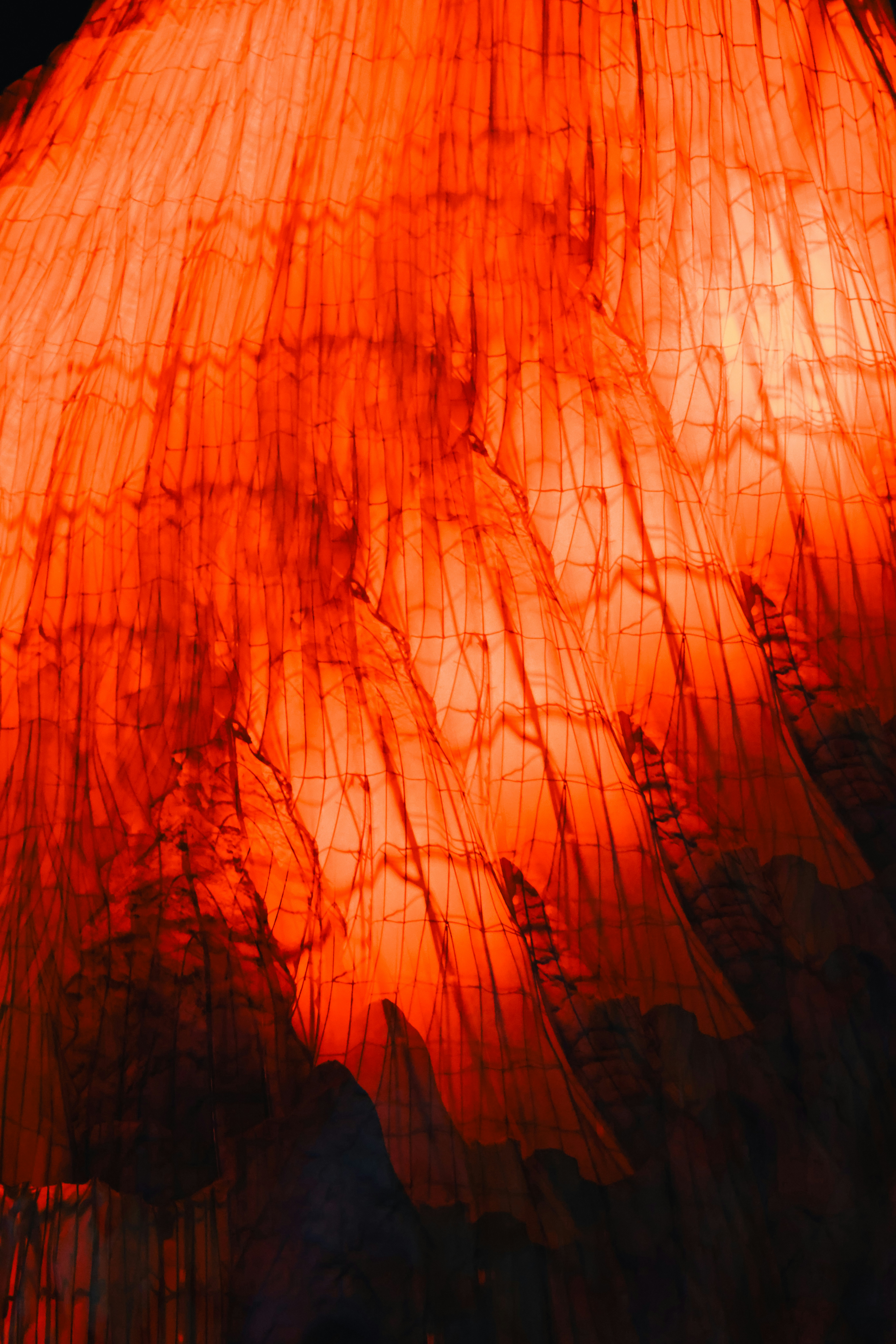 Ember Veins: A Macro Portrait of Radiant Strata