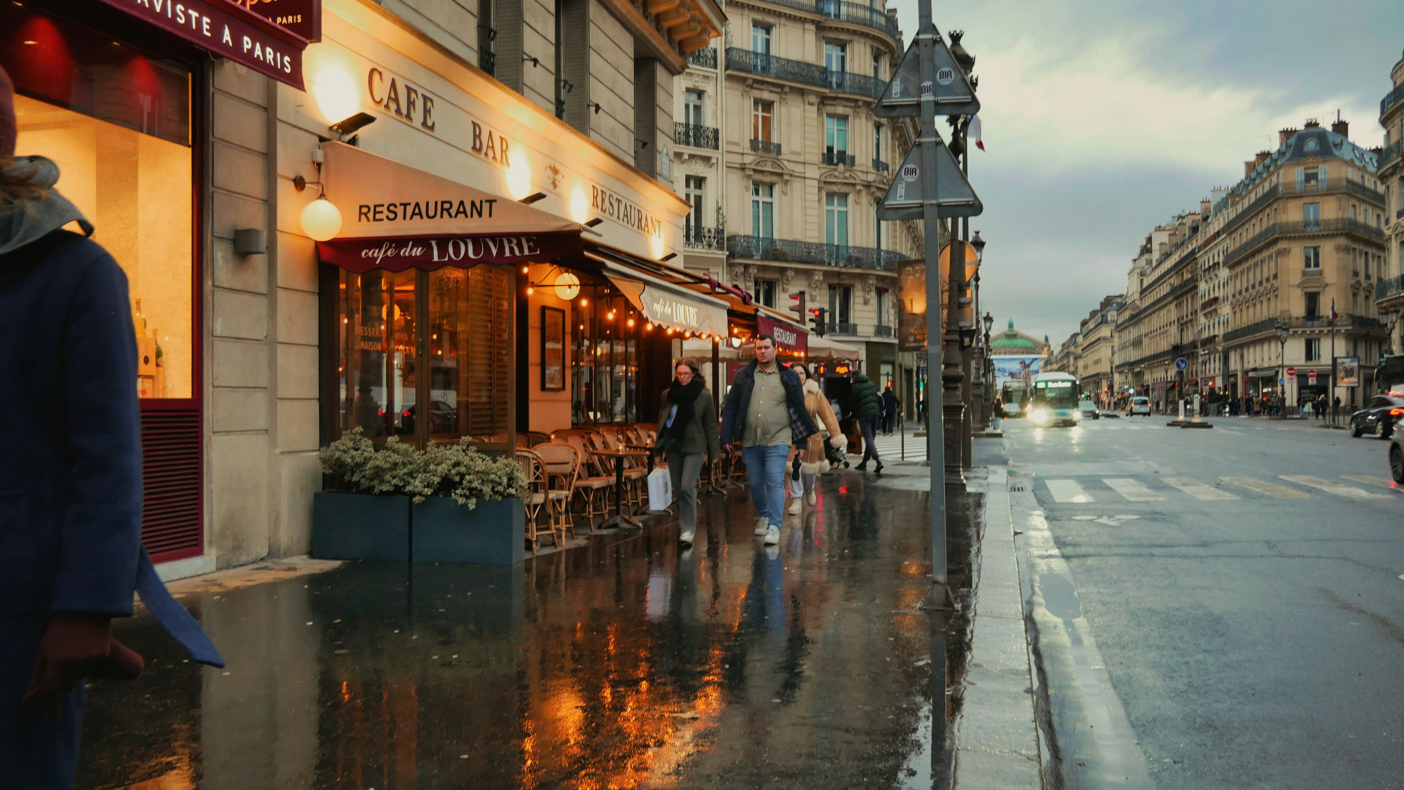 Parisian Streets After the Rain