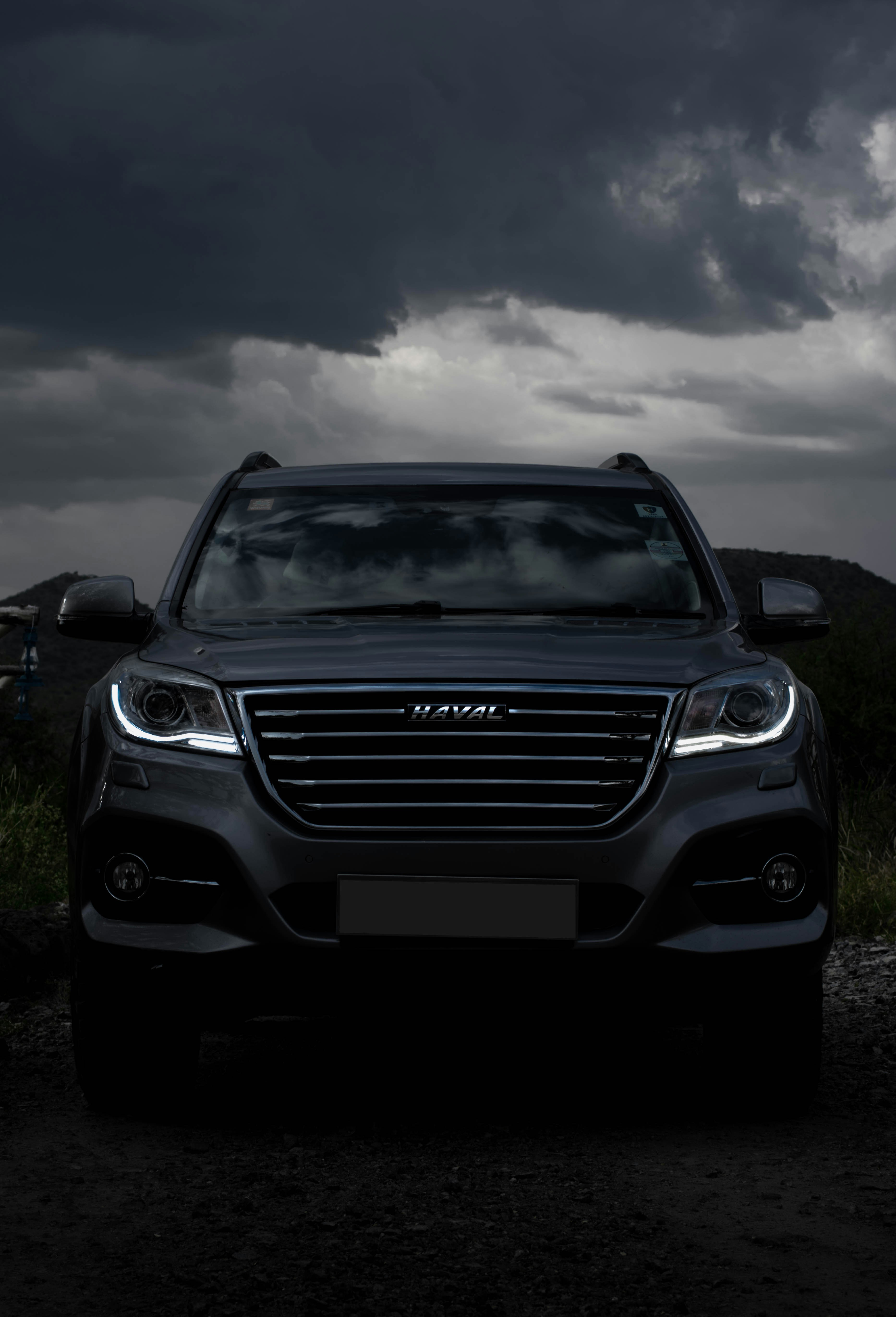 Havana Midnight: Rugged SUV Reigns Under Tempest skies