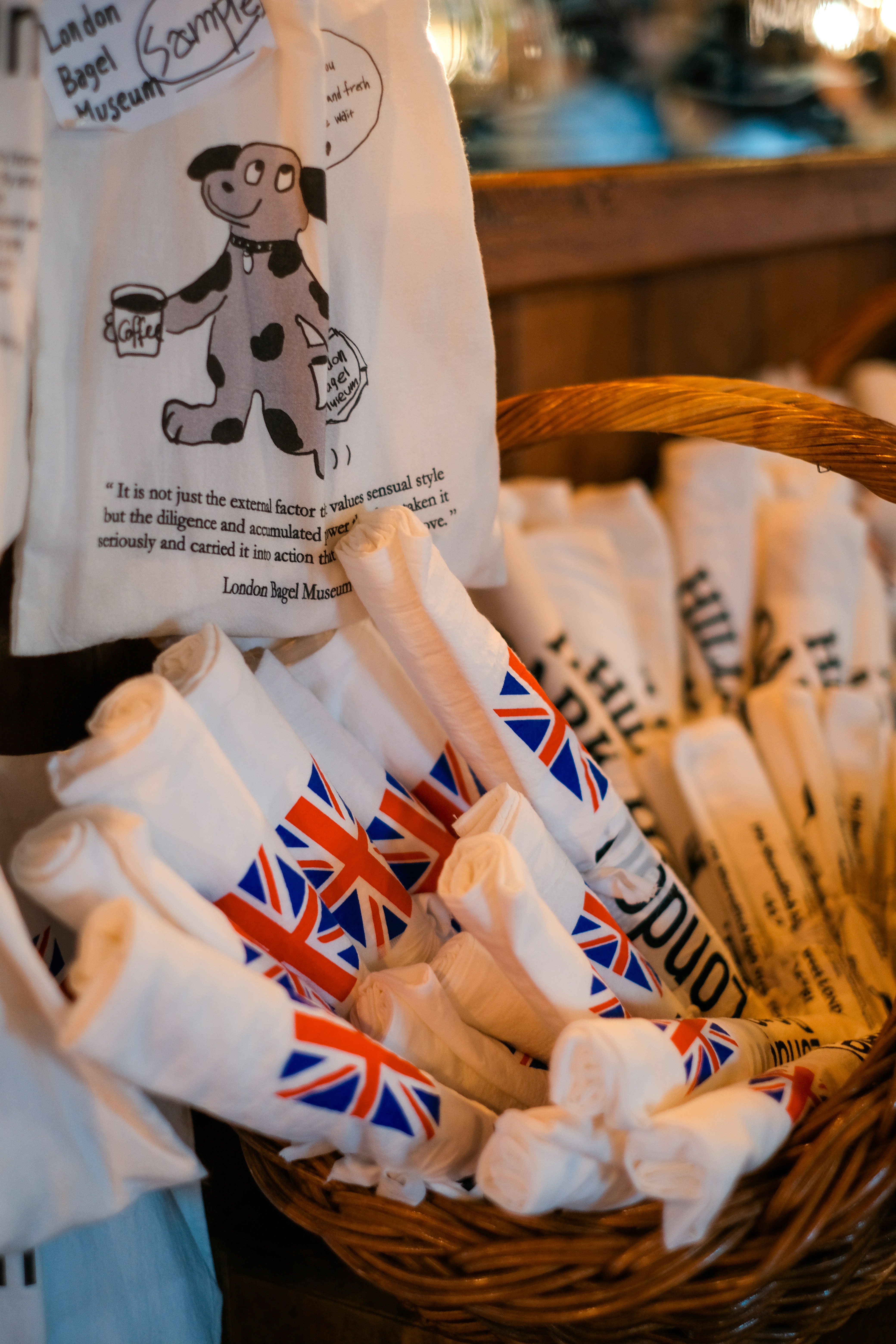 Union Jack Rolls and Bagged Messages