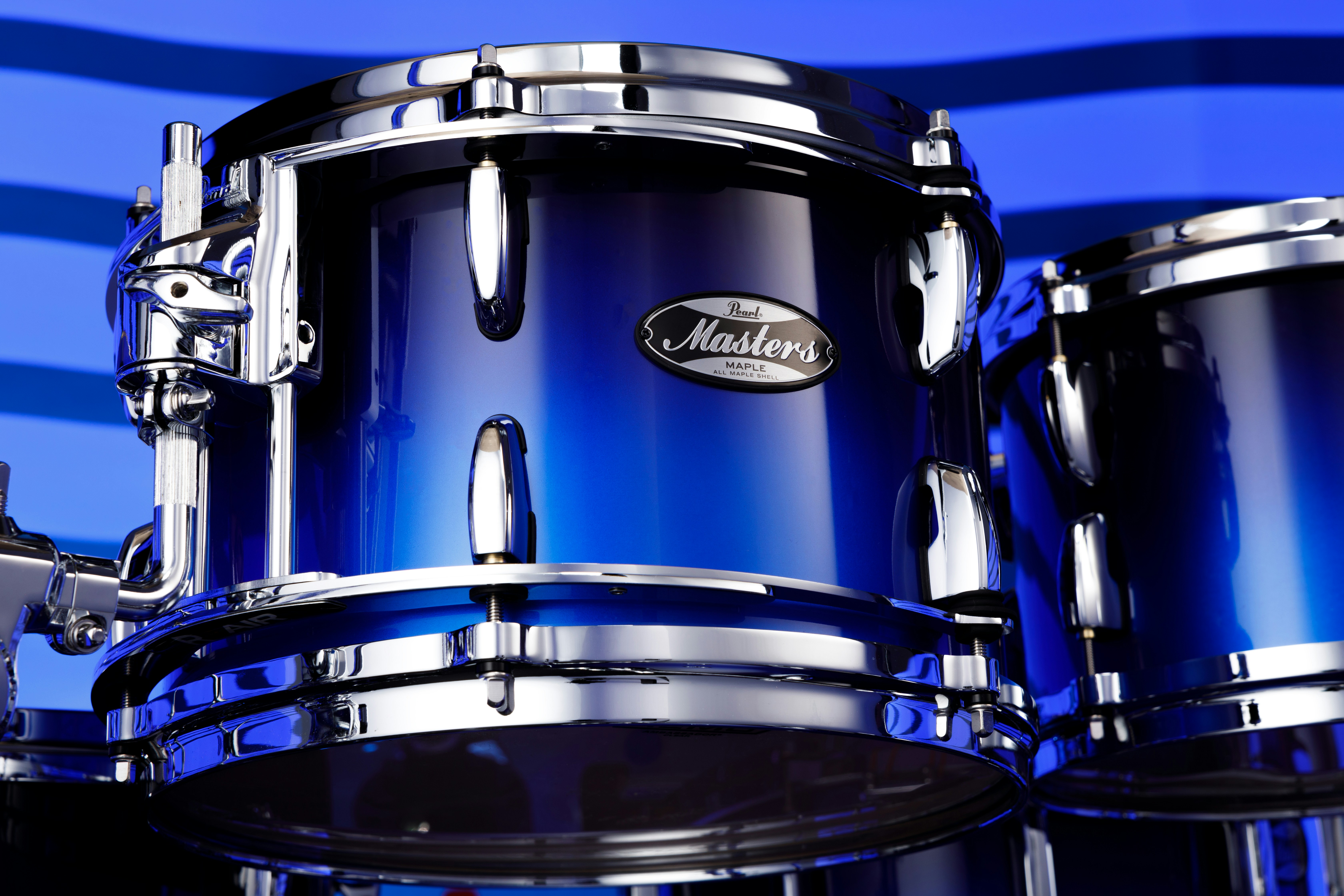 A close up of a blue drum set photo – Free Car Image on Unsplash