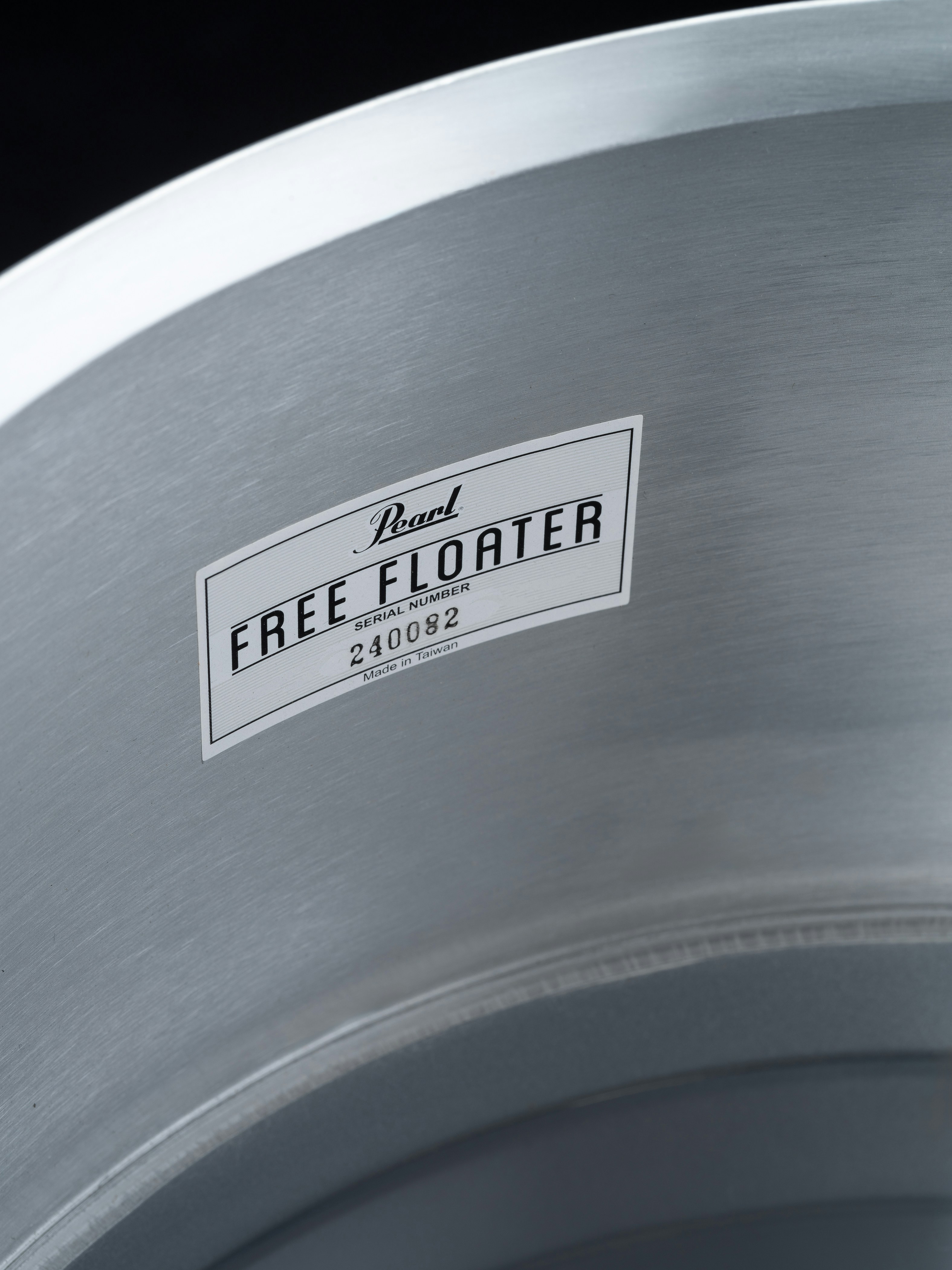 A free floater sticker is on the front of a stainless steel dishwash ...