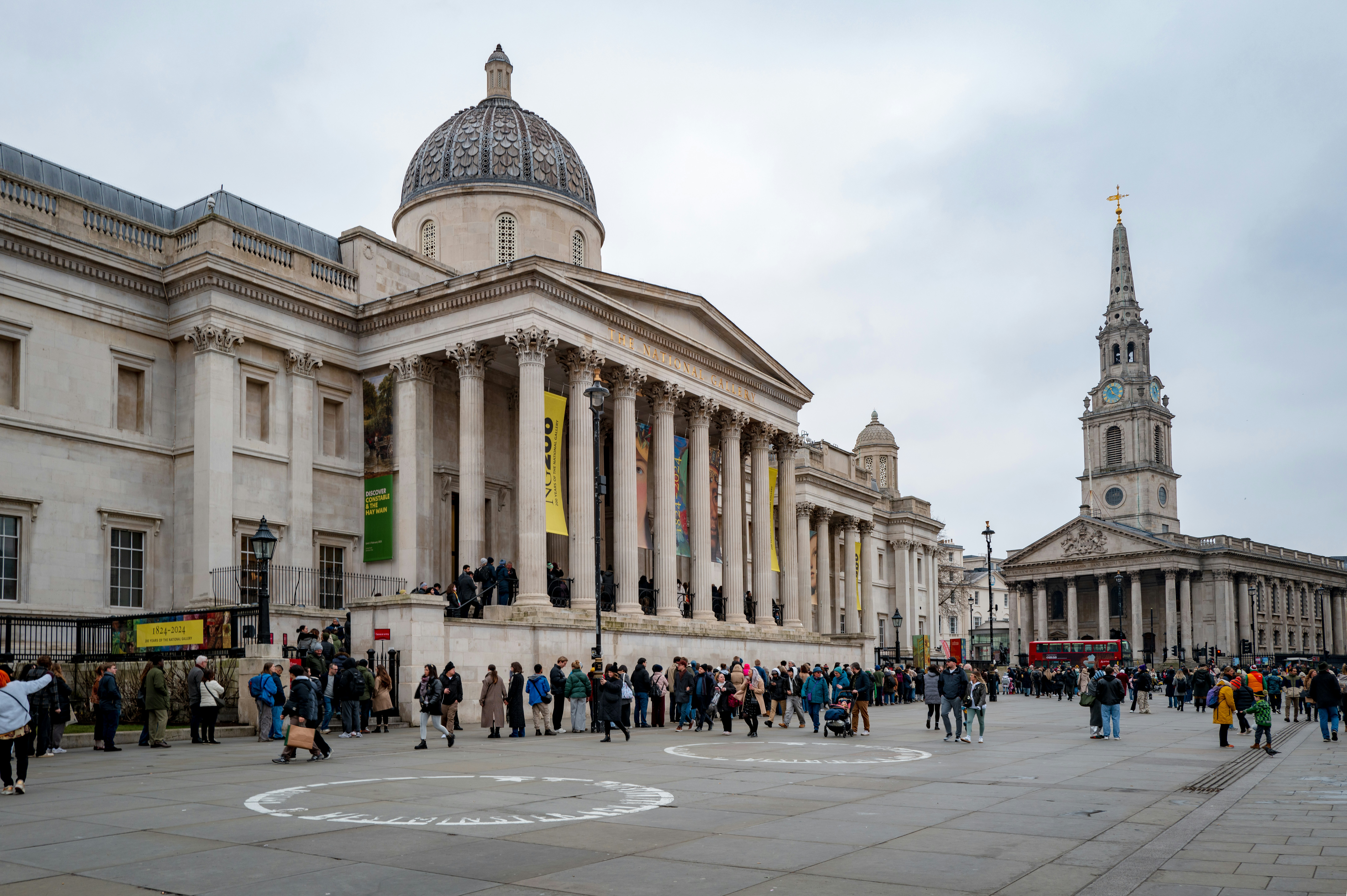Urban Symphony at the Neoclassical Plaza