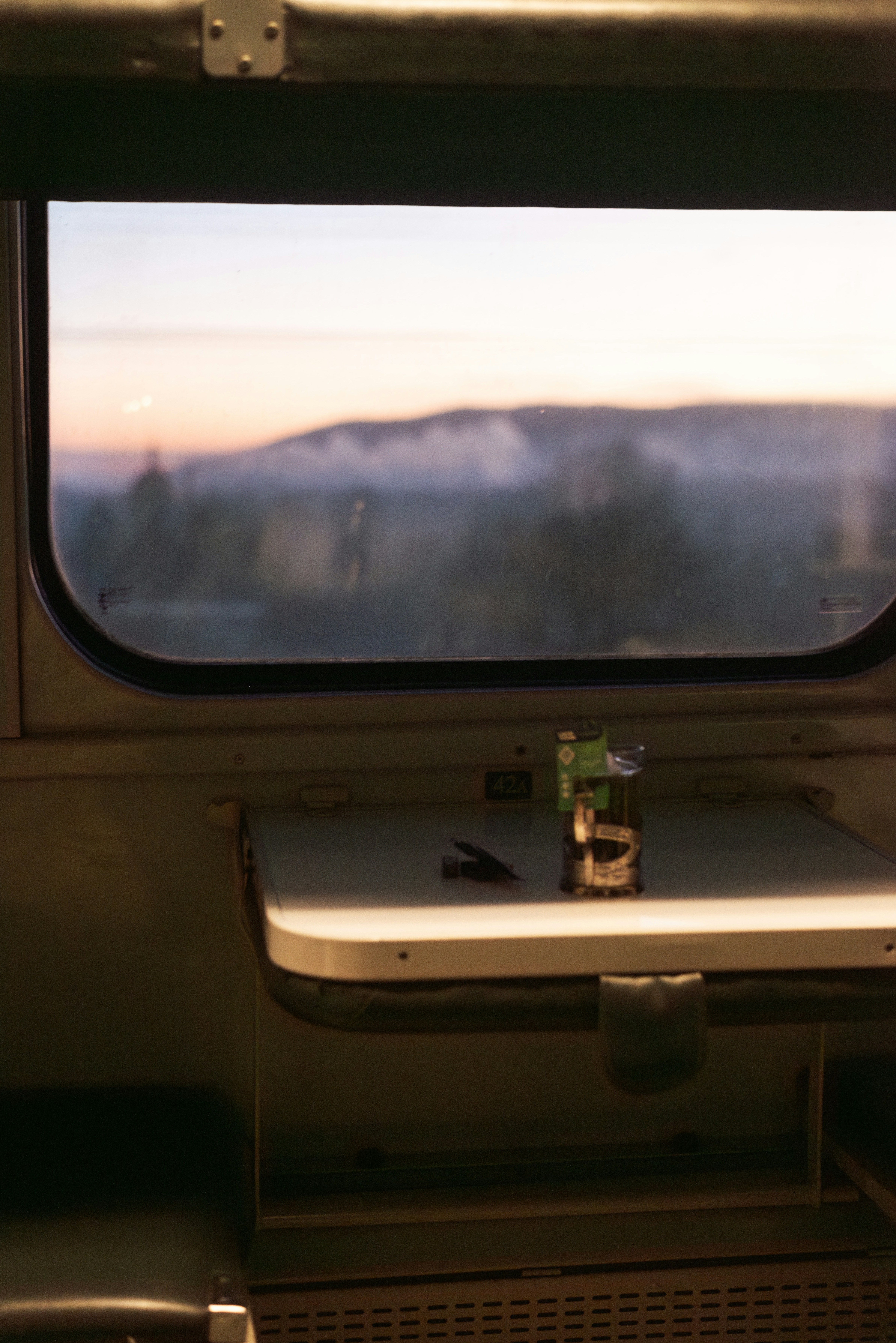 Dawn Window and a Tiny Circuit on a Train Tray