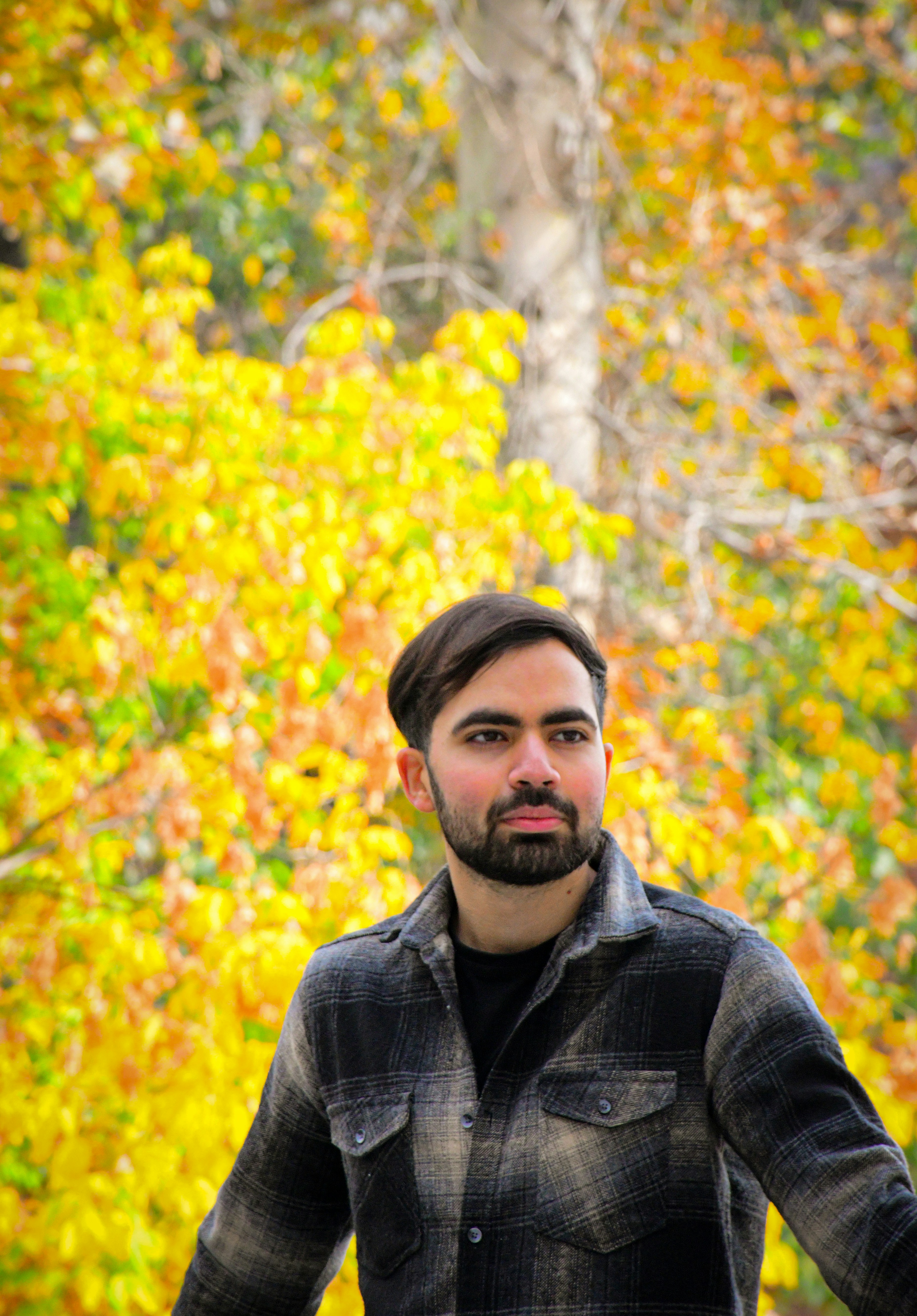 A man standing in front of a tree with a frisbee in his hand photo – Free Face Image on Unsplash