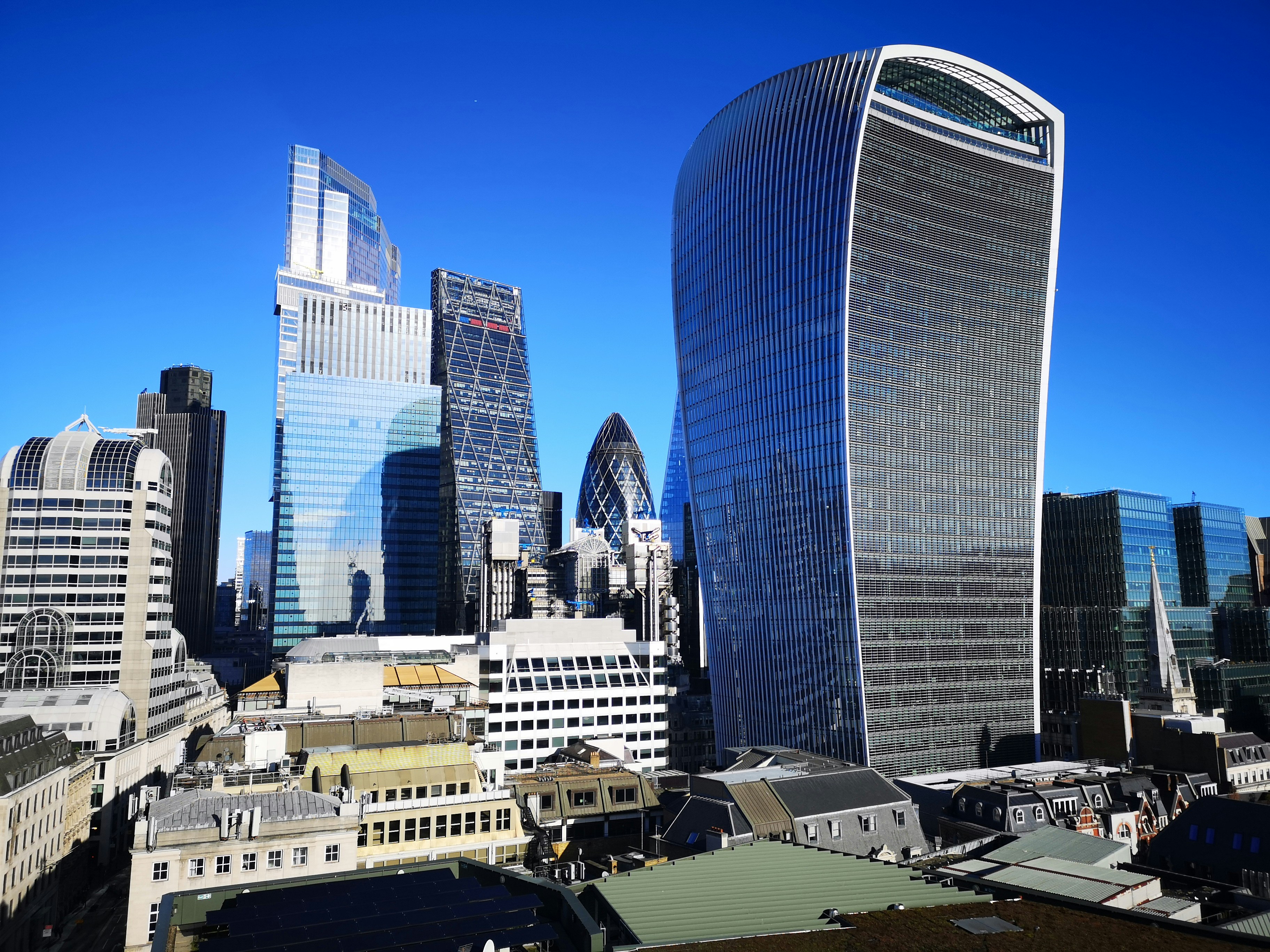 Architectural Symphony in Azure