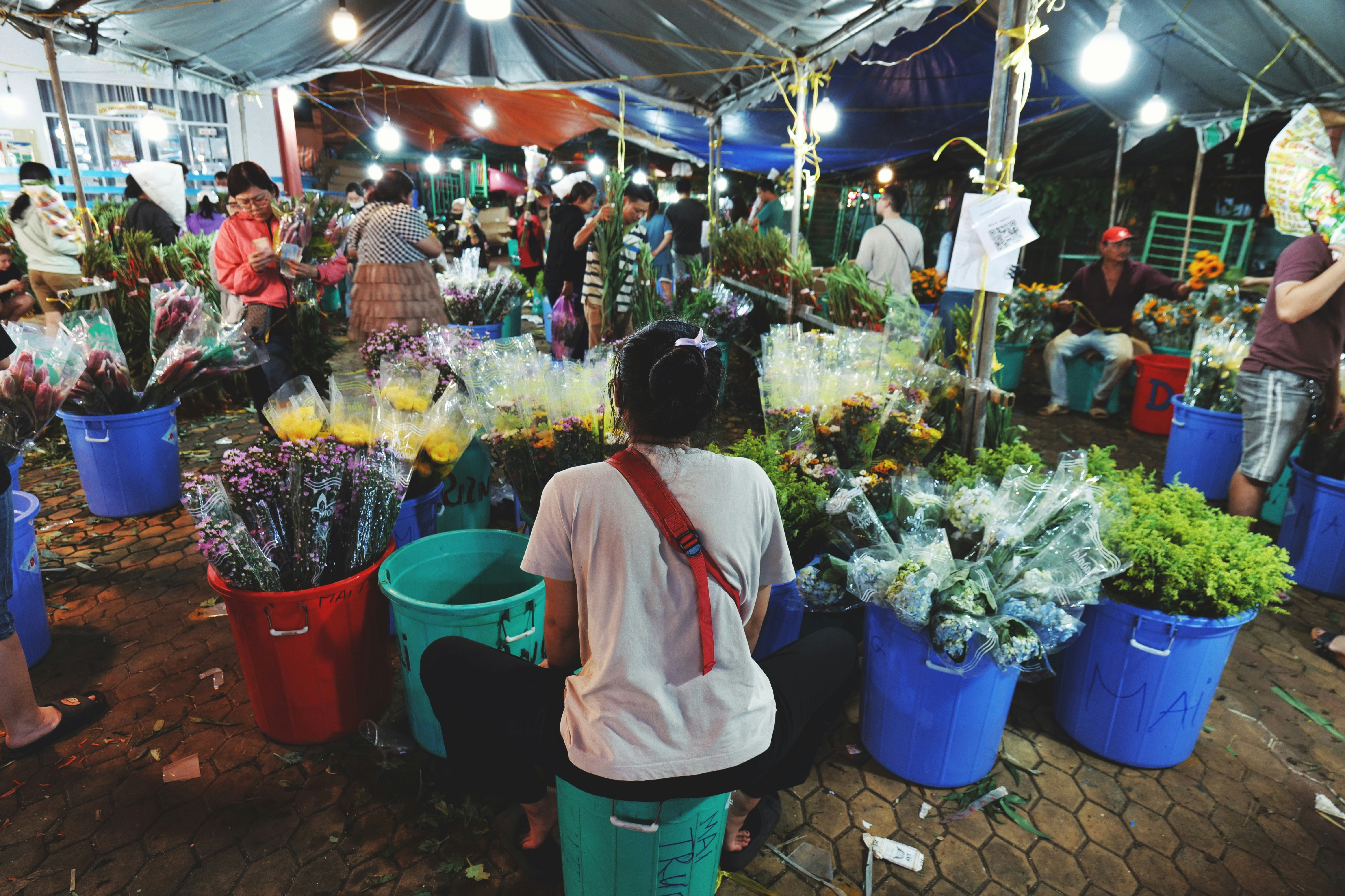 Saigon Flower Market on 2025 lunar new year