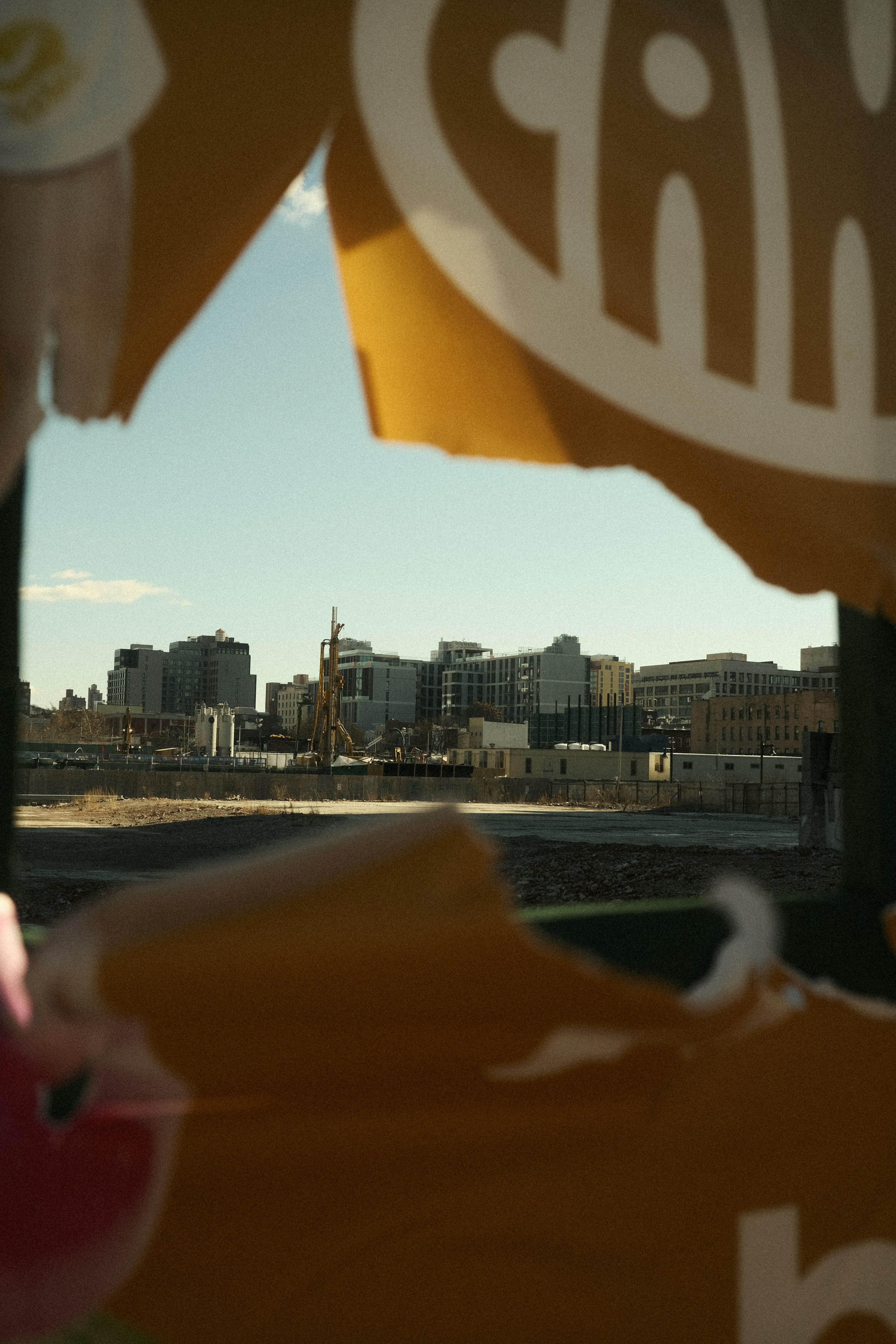 A view of a city through a window photo – Free Street photography Image ...