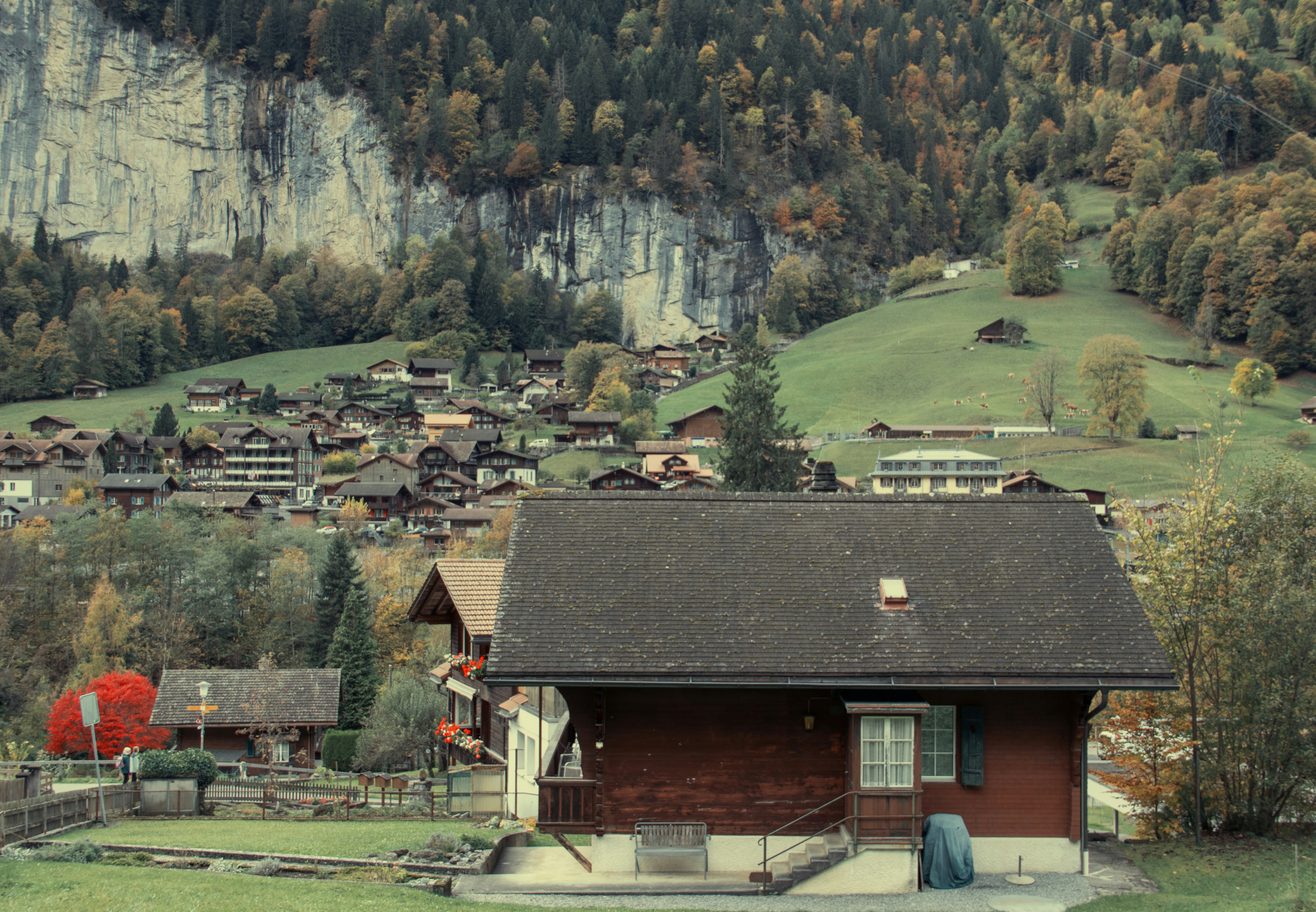 Lauterbrunnen is a picturesque village in the Swiss Alps, known for its stunning waterfalls, breathtaking mountain views, and charming alpine atmosphere. It's a paradise for nature lovers, offering hiking trails and scenic vistas amidst one of Switzerland's most beautiful valleys.ALEKO KEZEVADZE