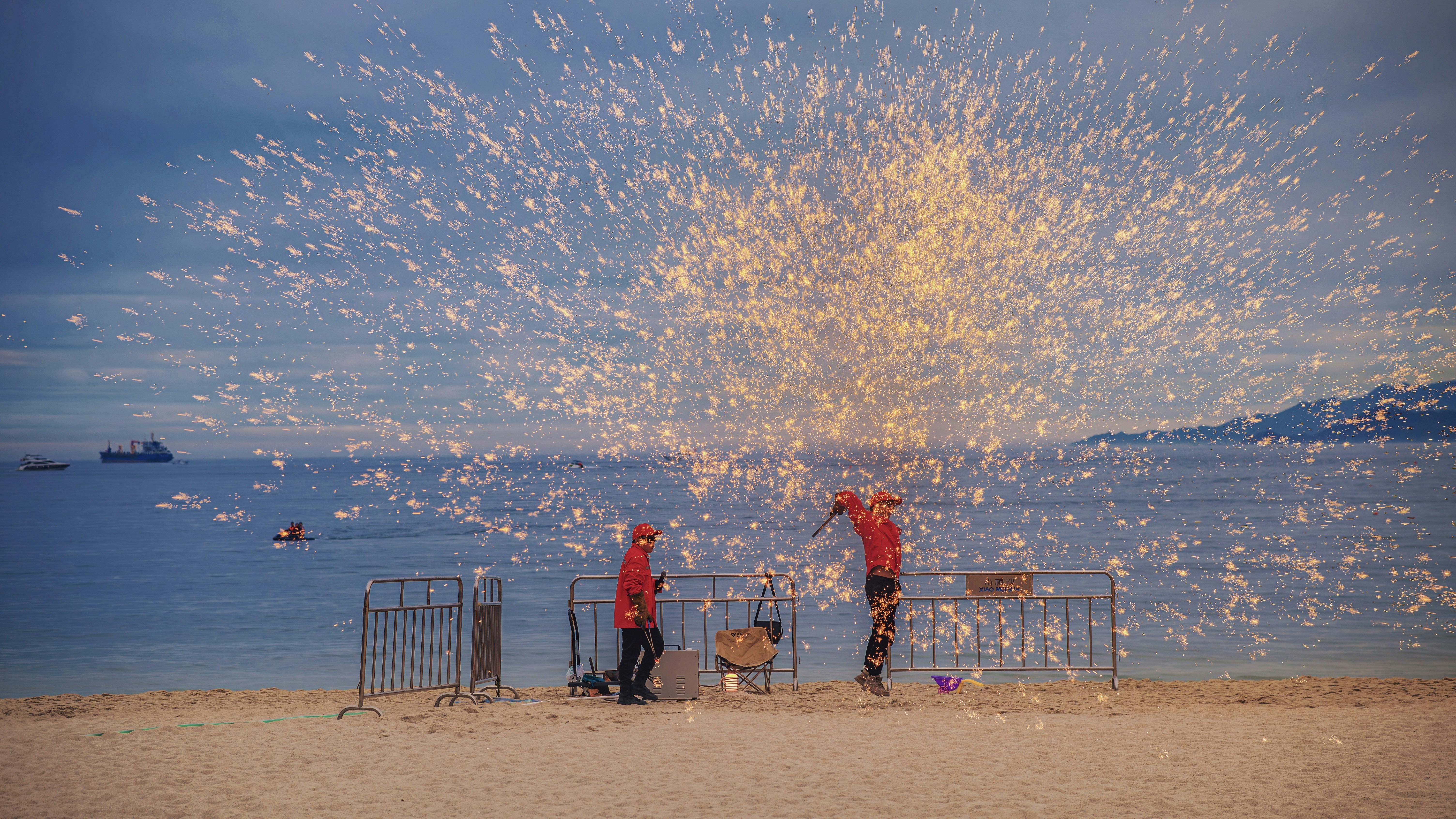 Fiery Symphony by the Sea