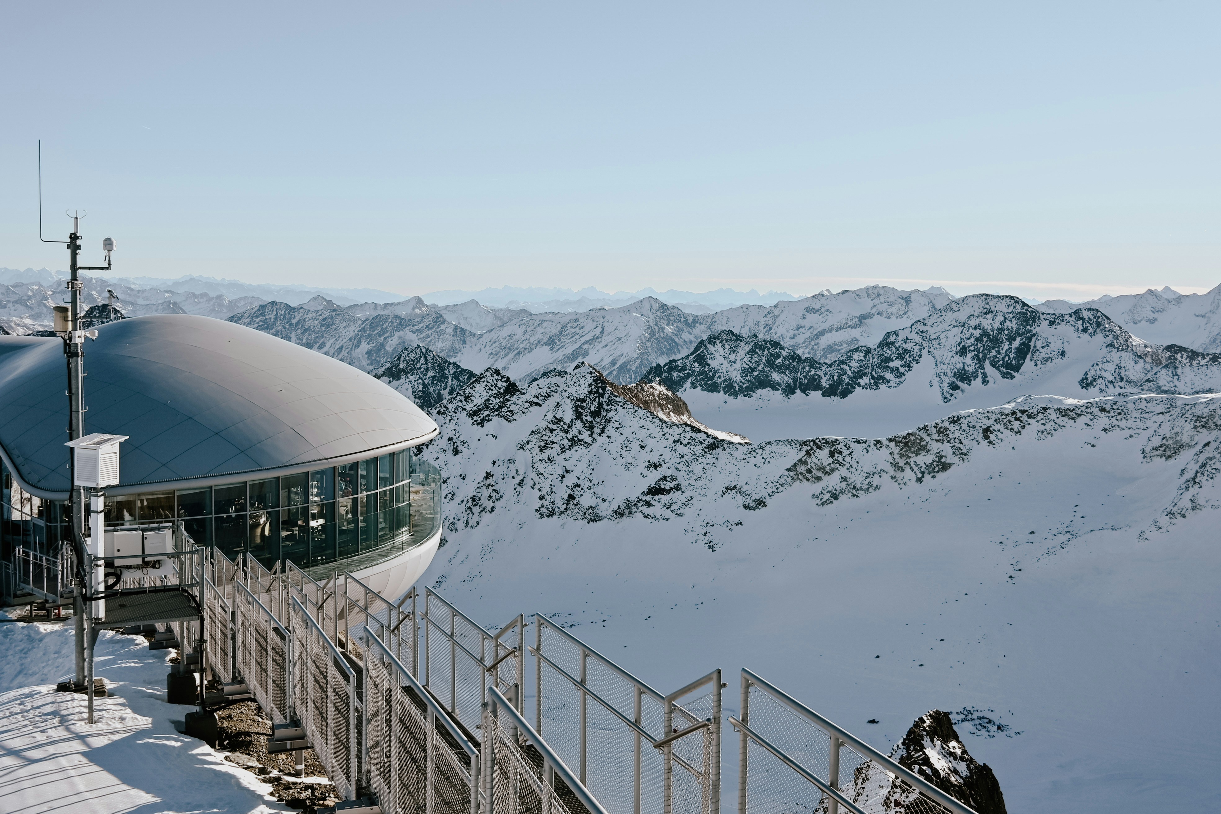 Alpine Sentinel: Modernity Meets Mountain Majesty