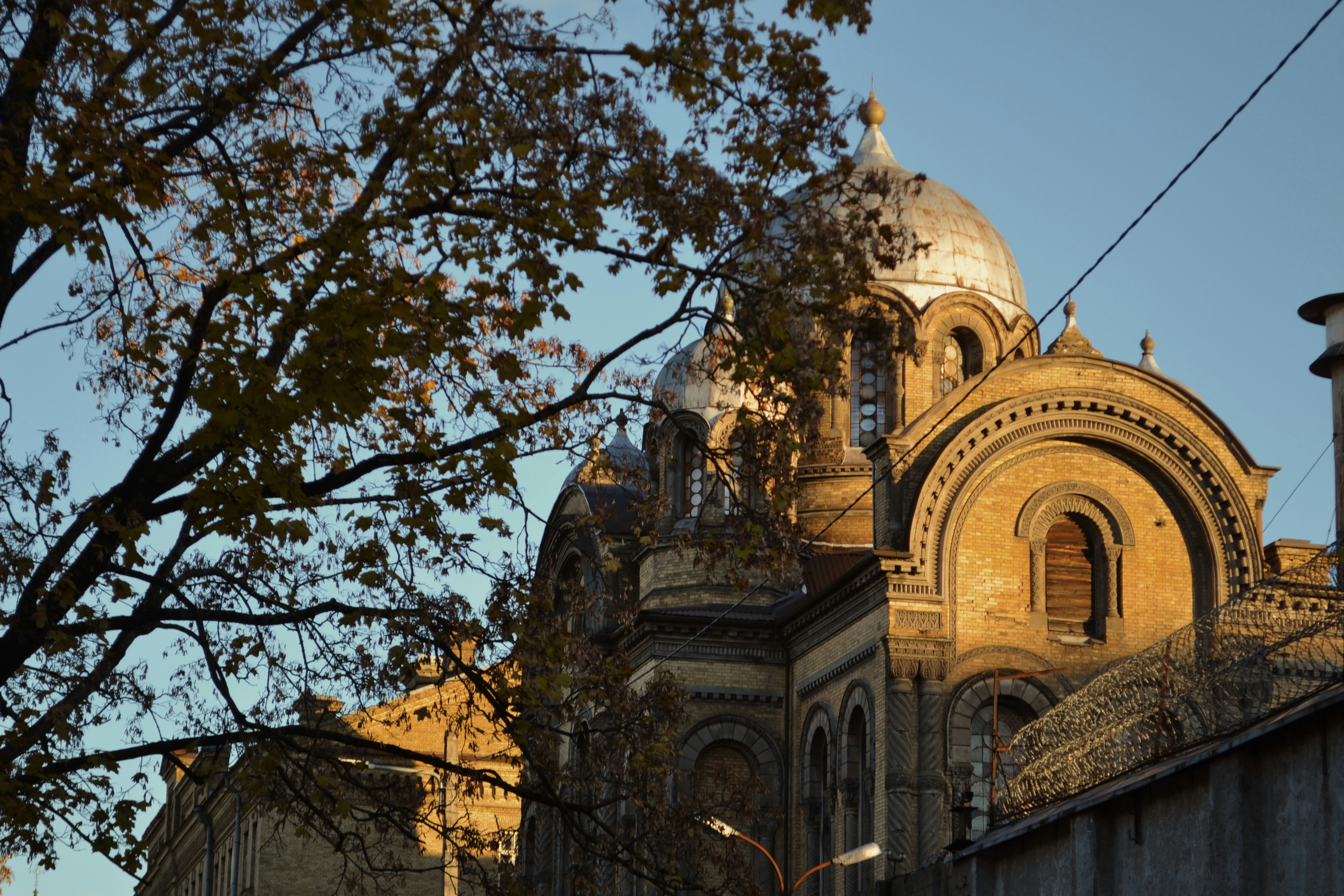 Golden Hour on Historic Domes