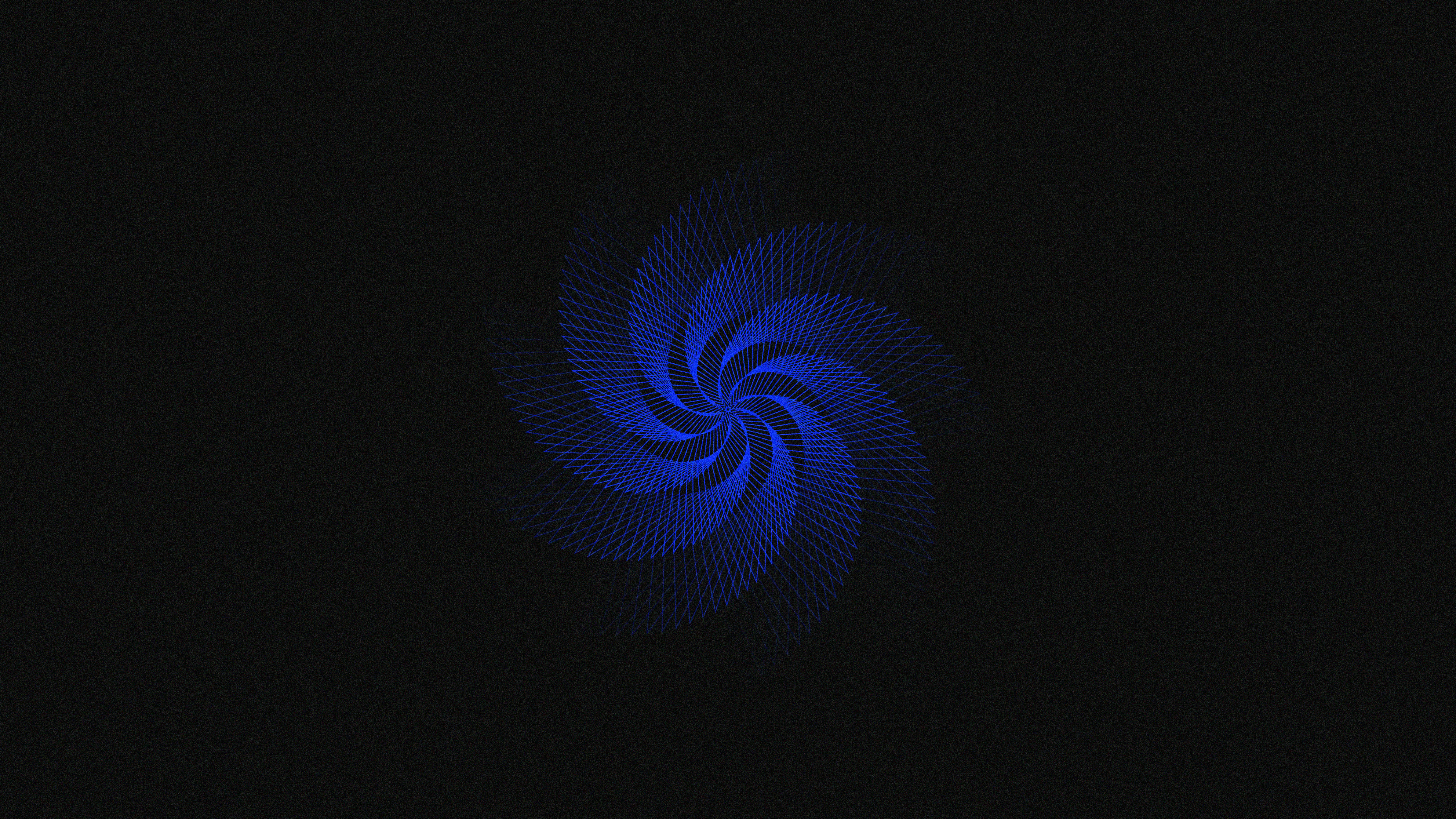 A computer screen with a blue swirl on it photo – Free Blue Image on ...