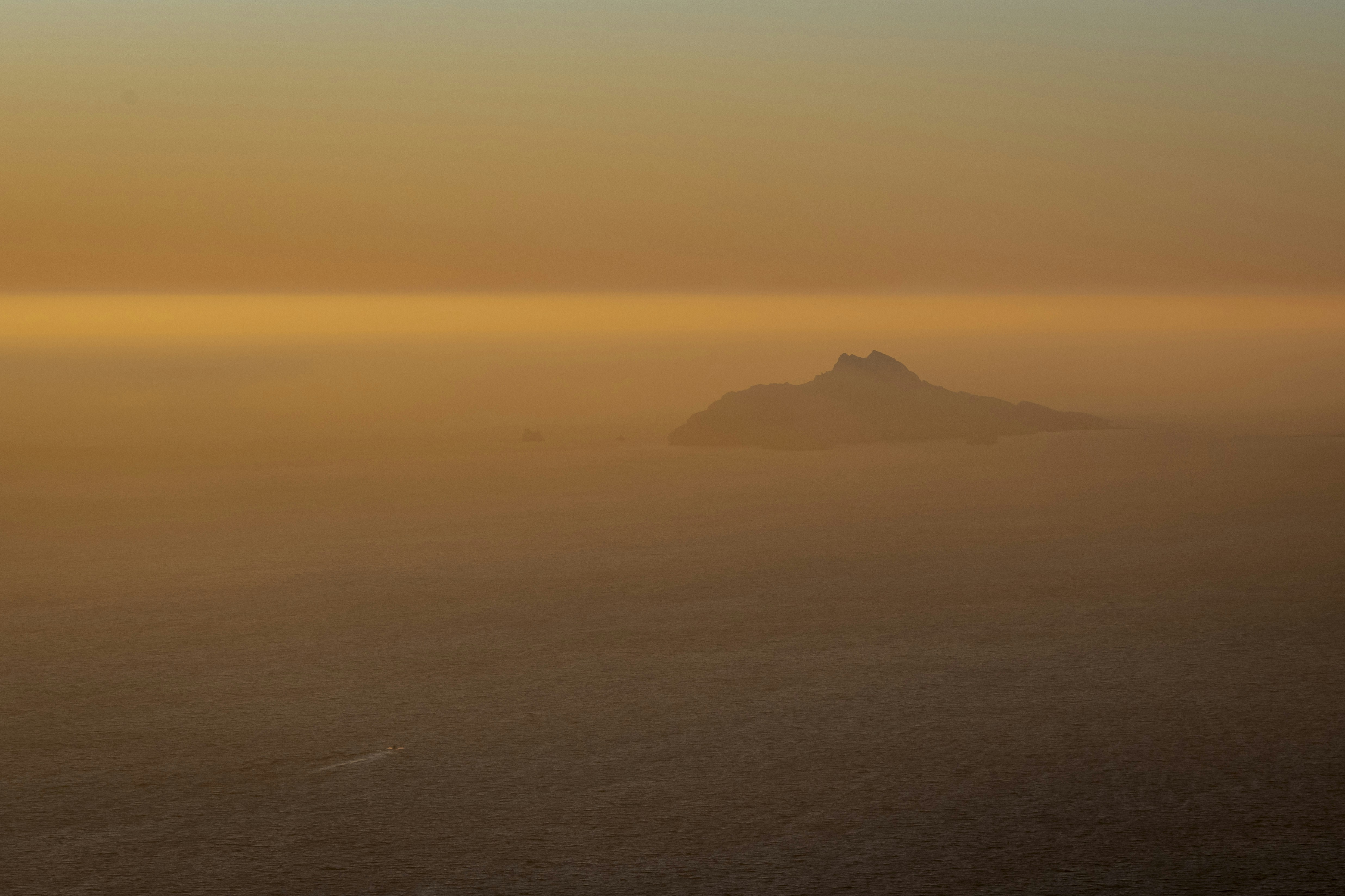 Golden Haze Over Riou Archipelago
