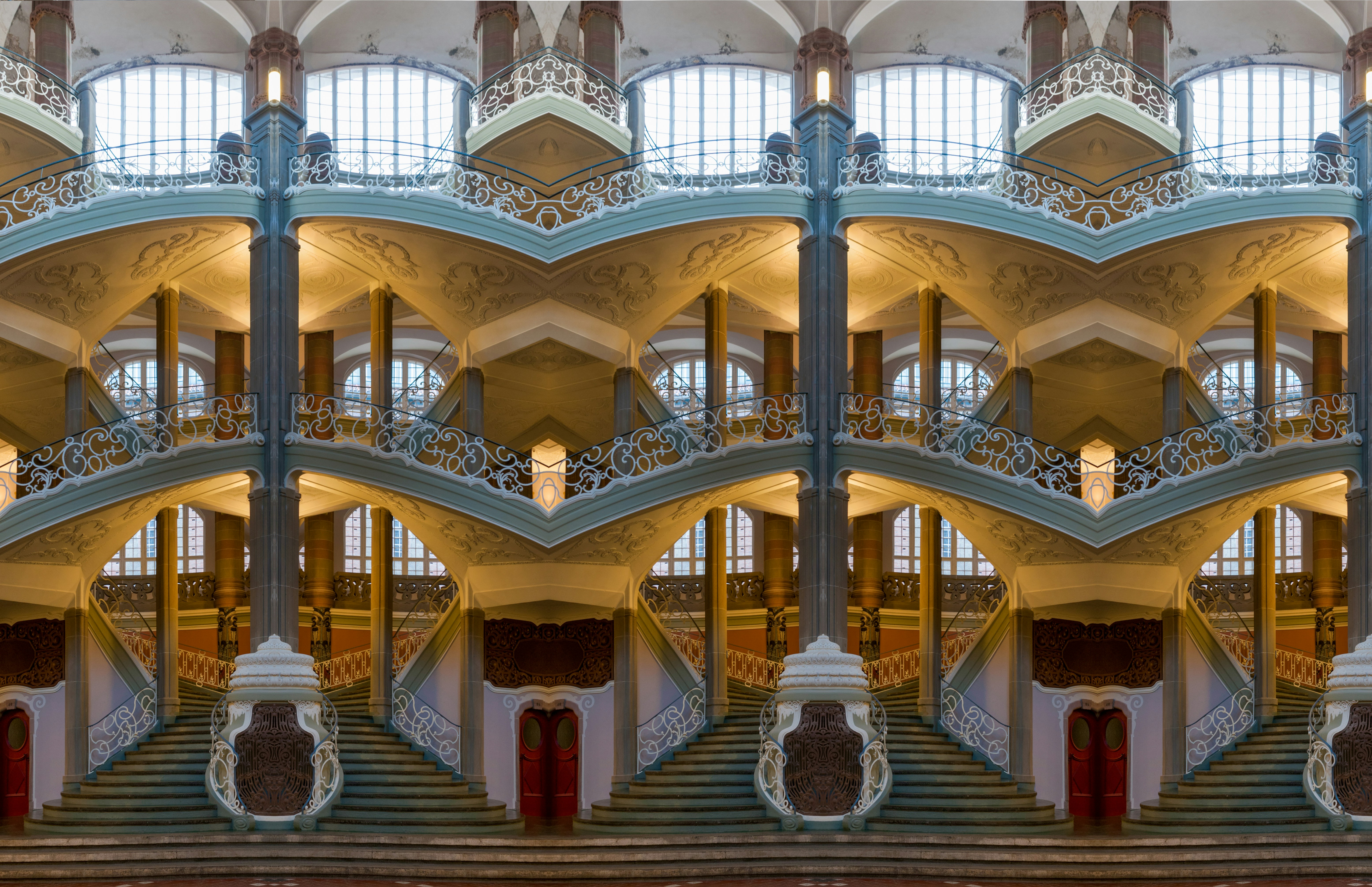 A very large building with a lot of windows photo – Free Interior ...