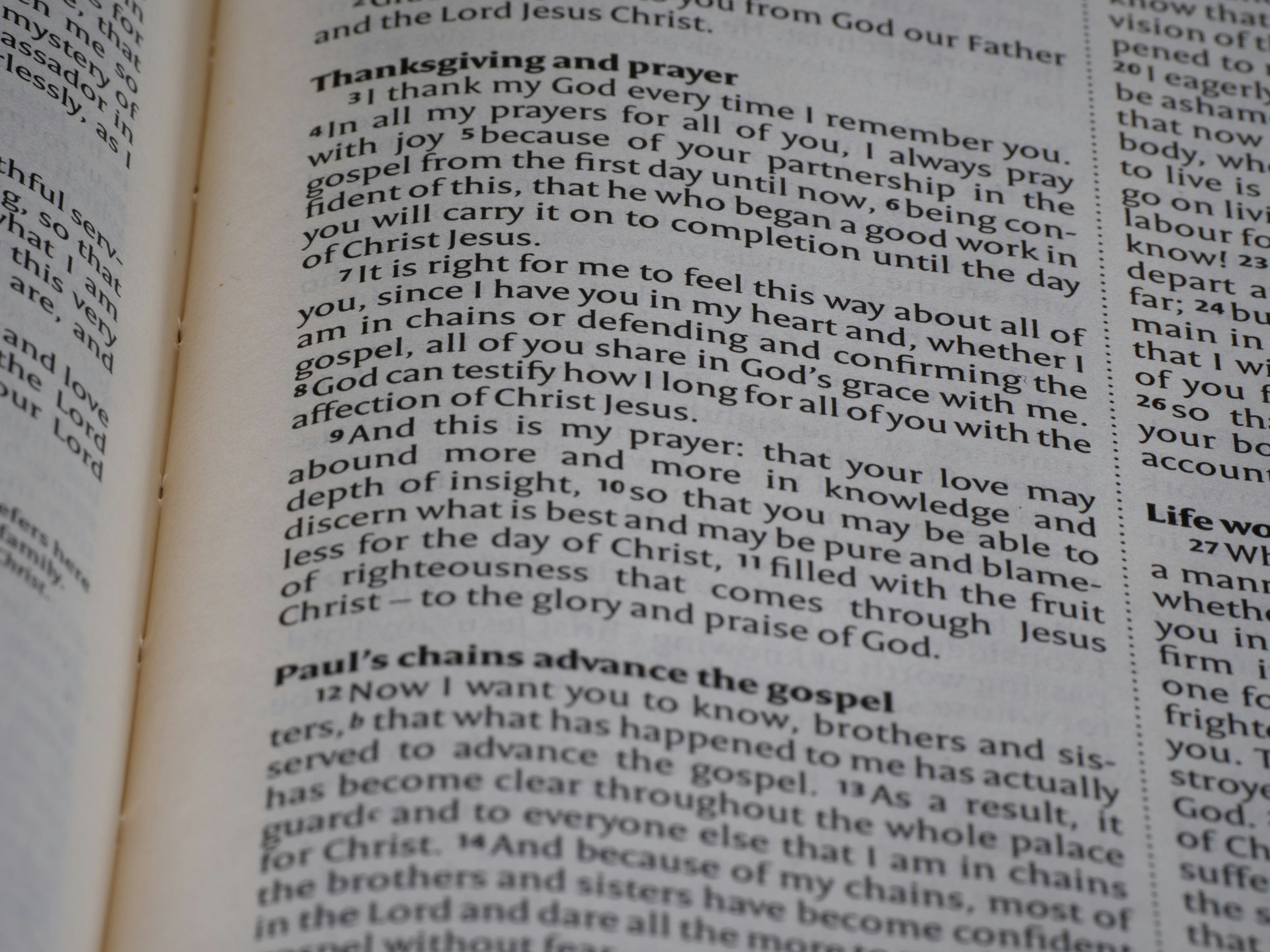 Typography of Faith: Close-Up on the Gospel Line 'Paul's Chains Advance the Gospel'