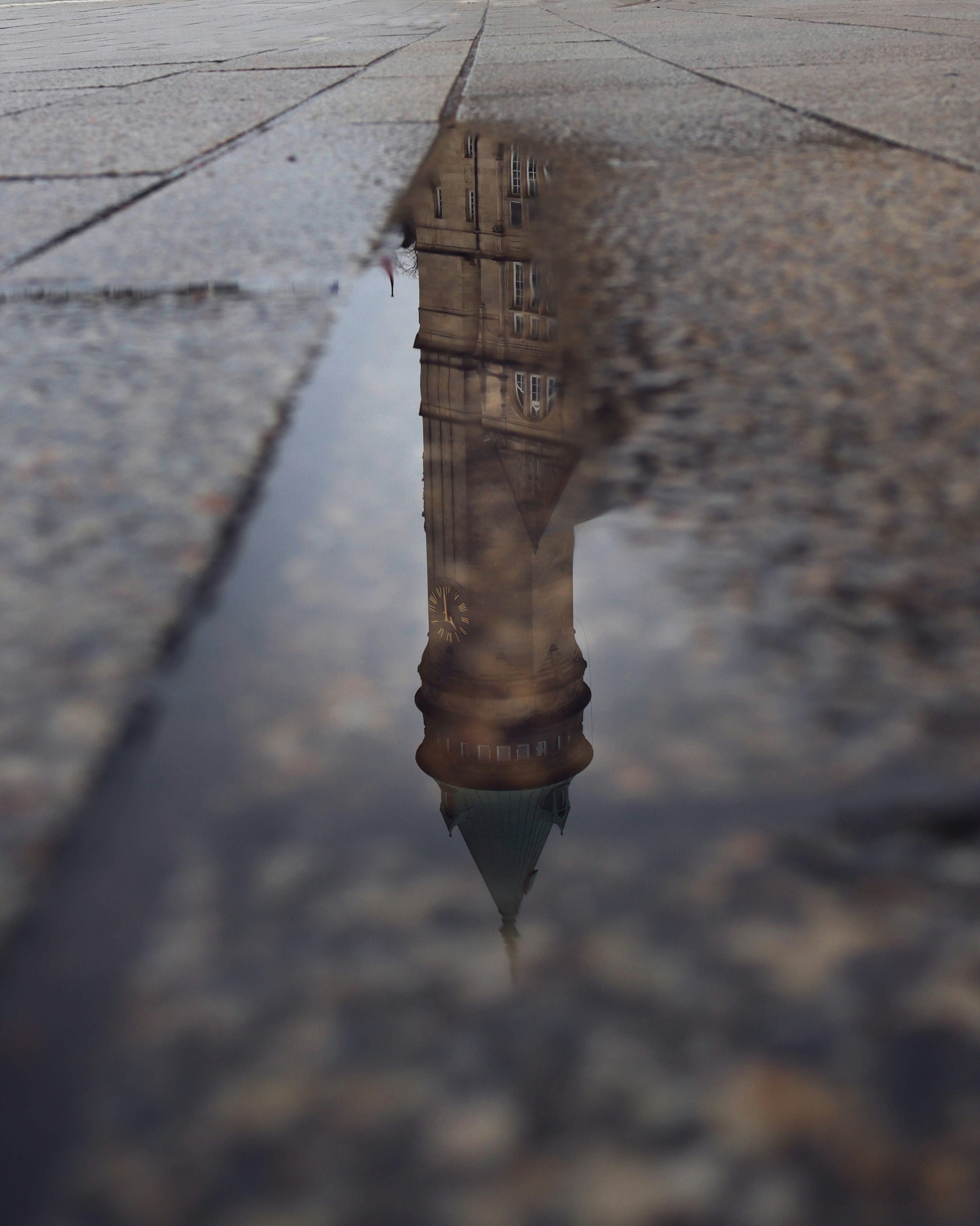 Reflection of a Clocktower: A City’s Silent Echo