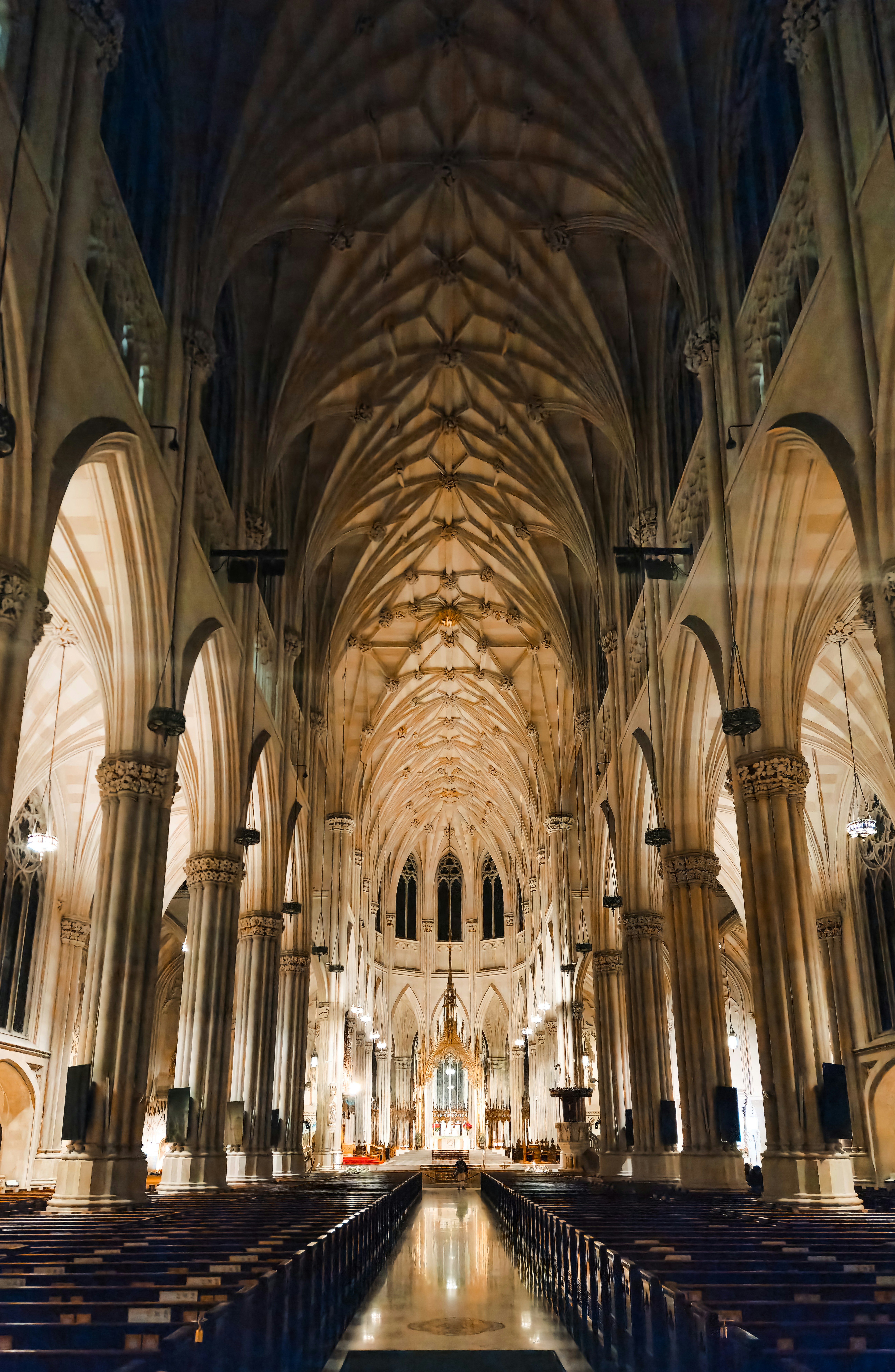A large cathedral with rows of pews photo – Free St. patrick's ...