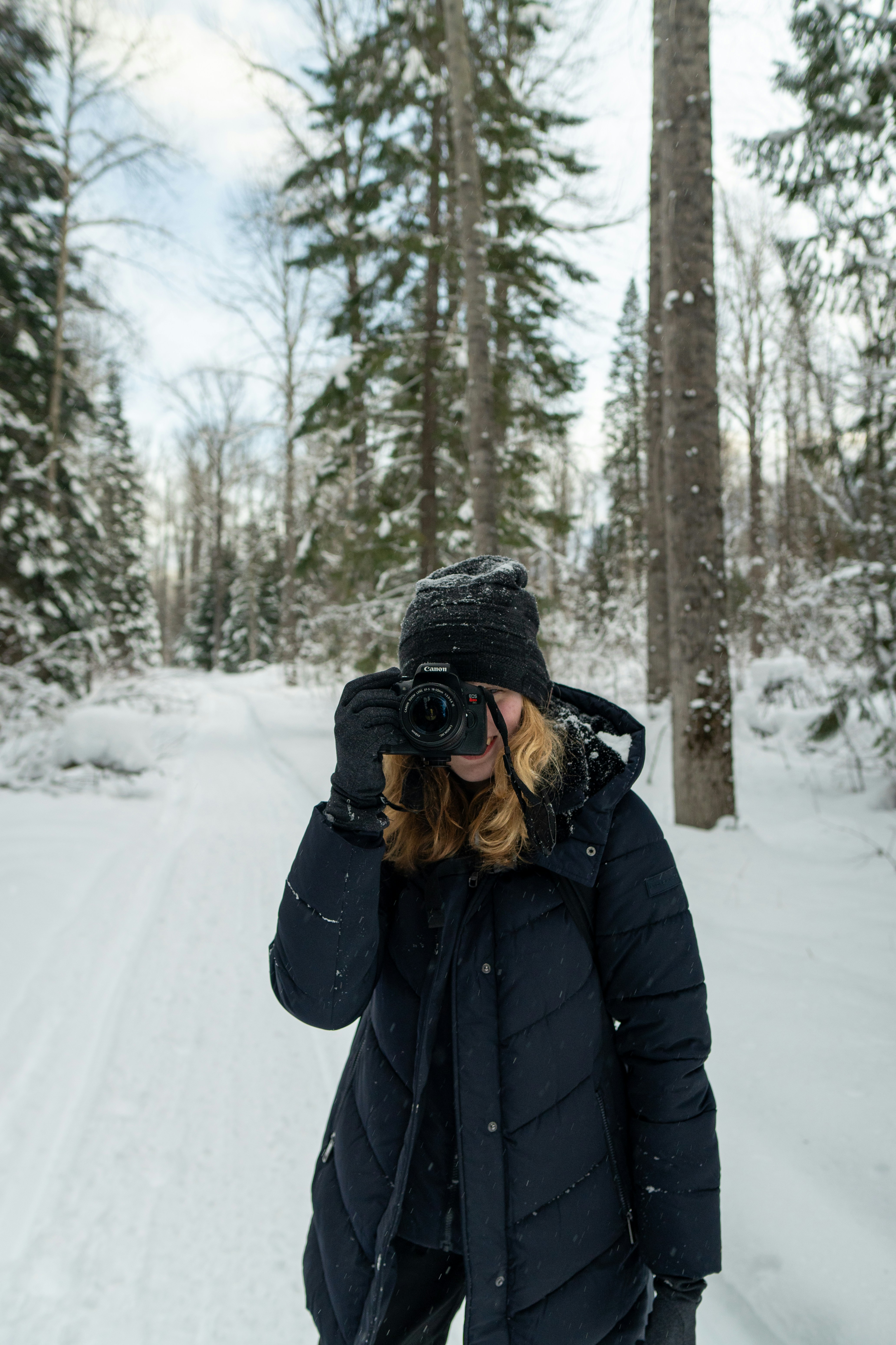 Snowy winter in Leavenworth, WA. Beautiful mountains and gorgeous scenery.