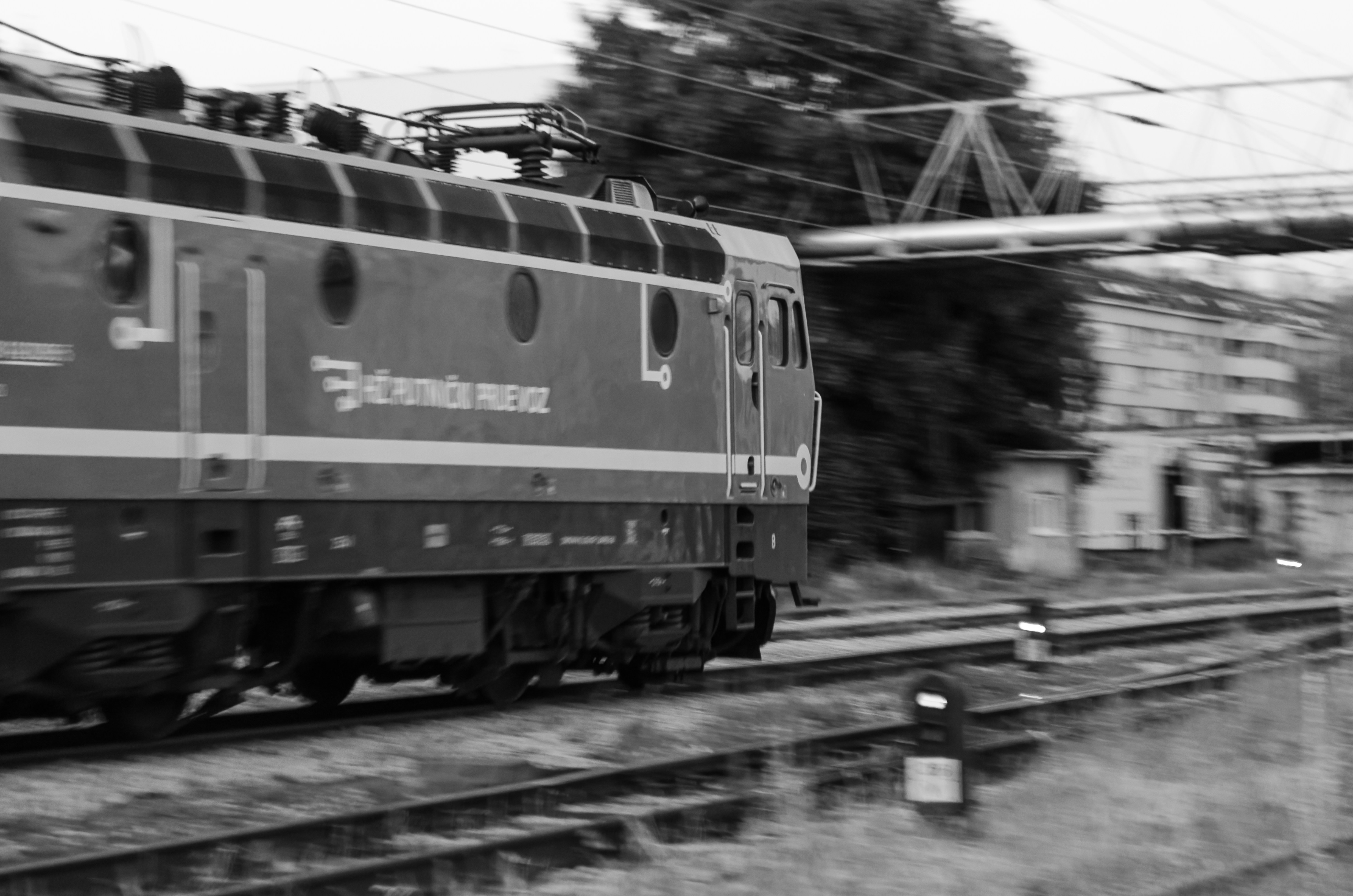Steel Momentum: Locomotive in Motion