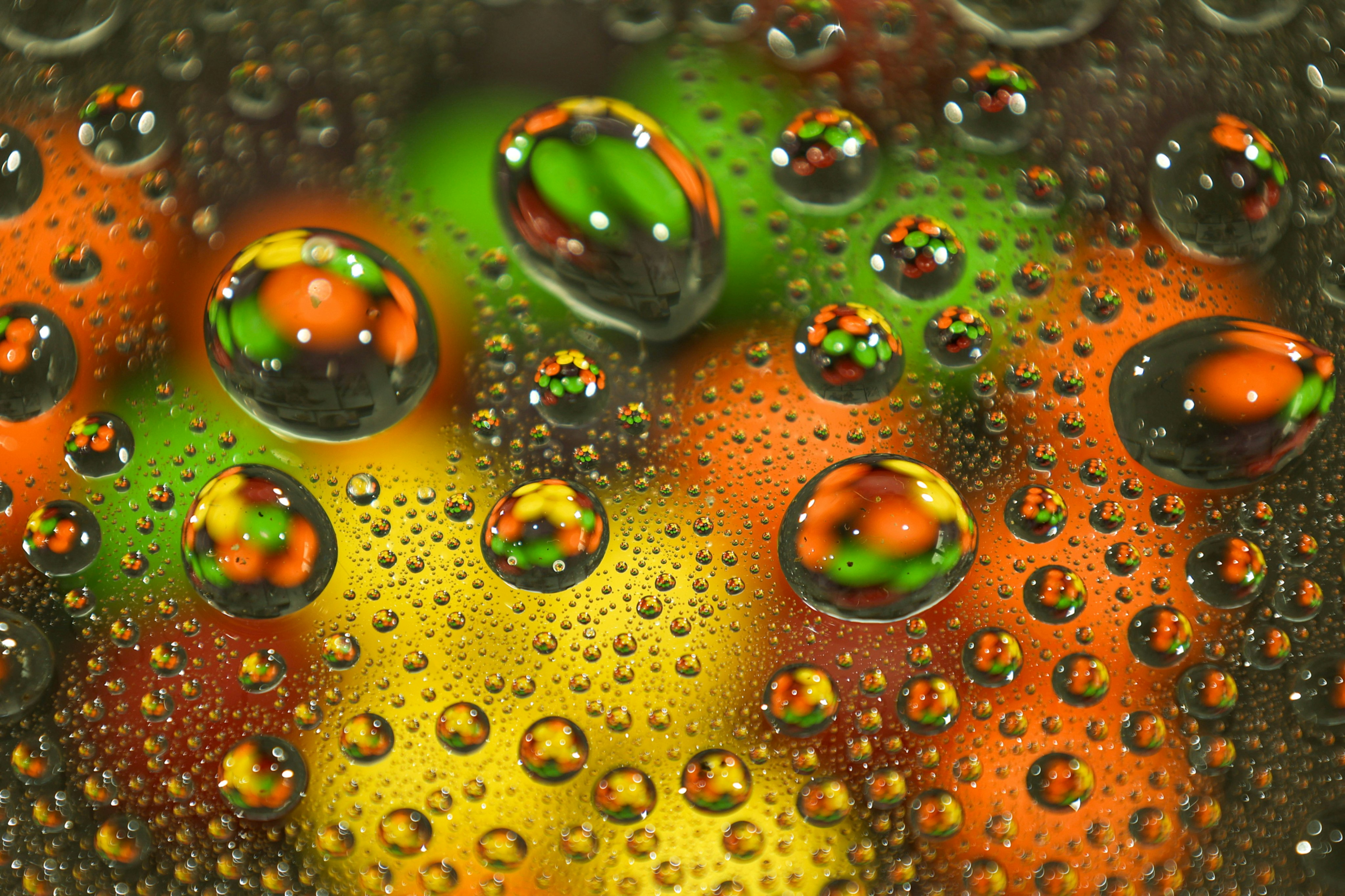 Prismatic Droplet Symphony