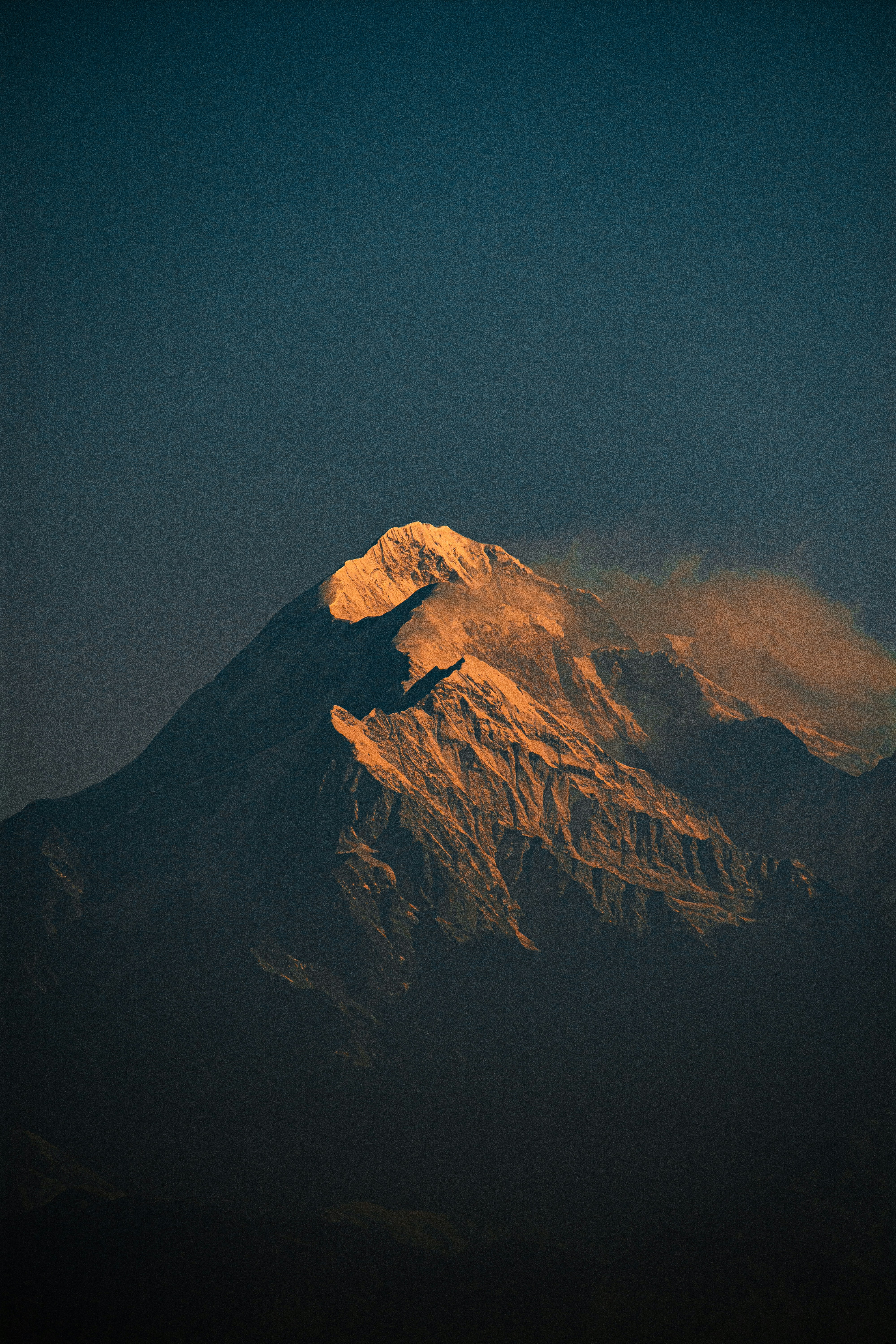 Ember Crown on the Summit: A Peak Wreathed in Twilight
