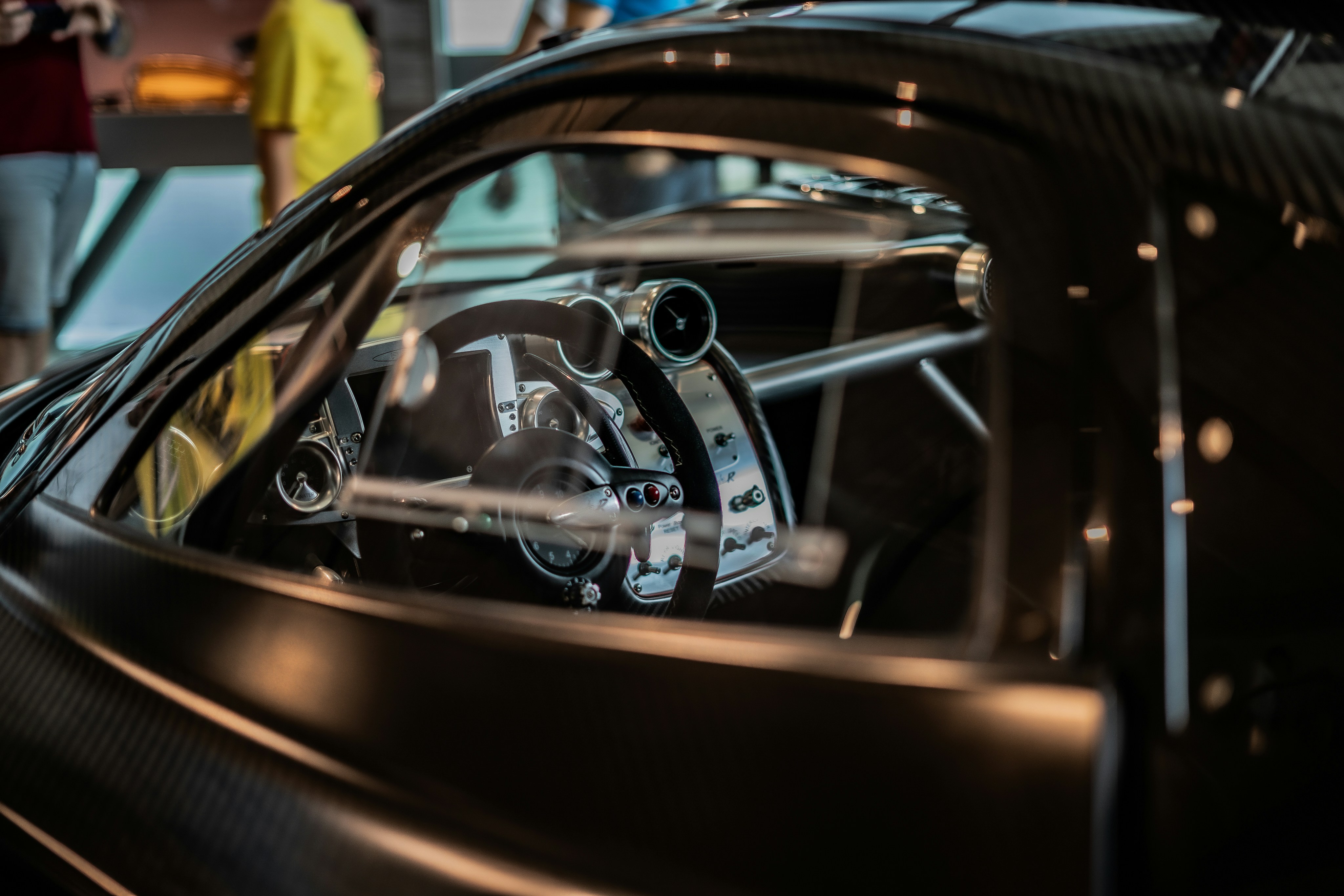 A close up of the inside of a car photo – Free Horacio pagani museo ...