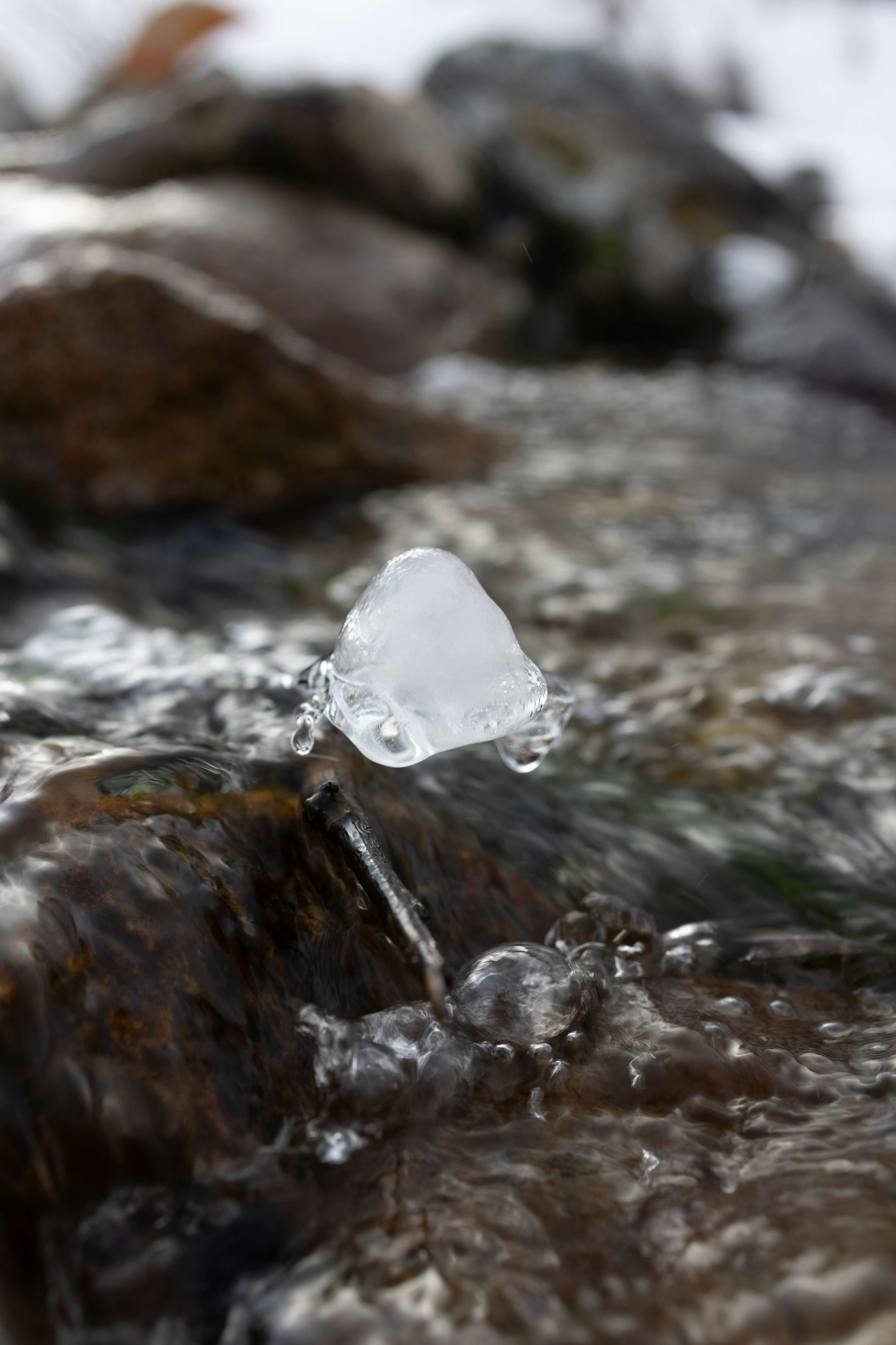 Frozen Moment: The Dance of Ice and Water