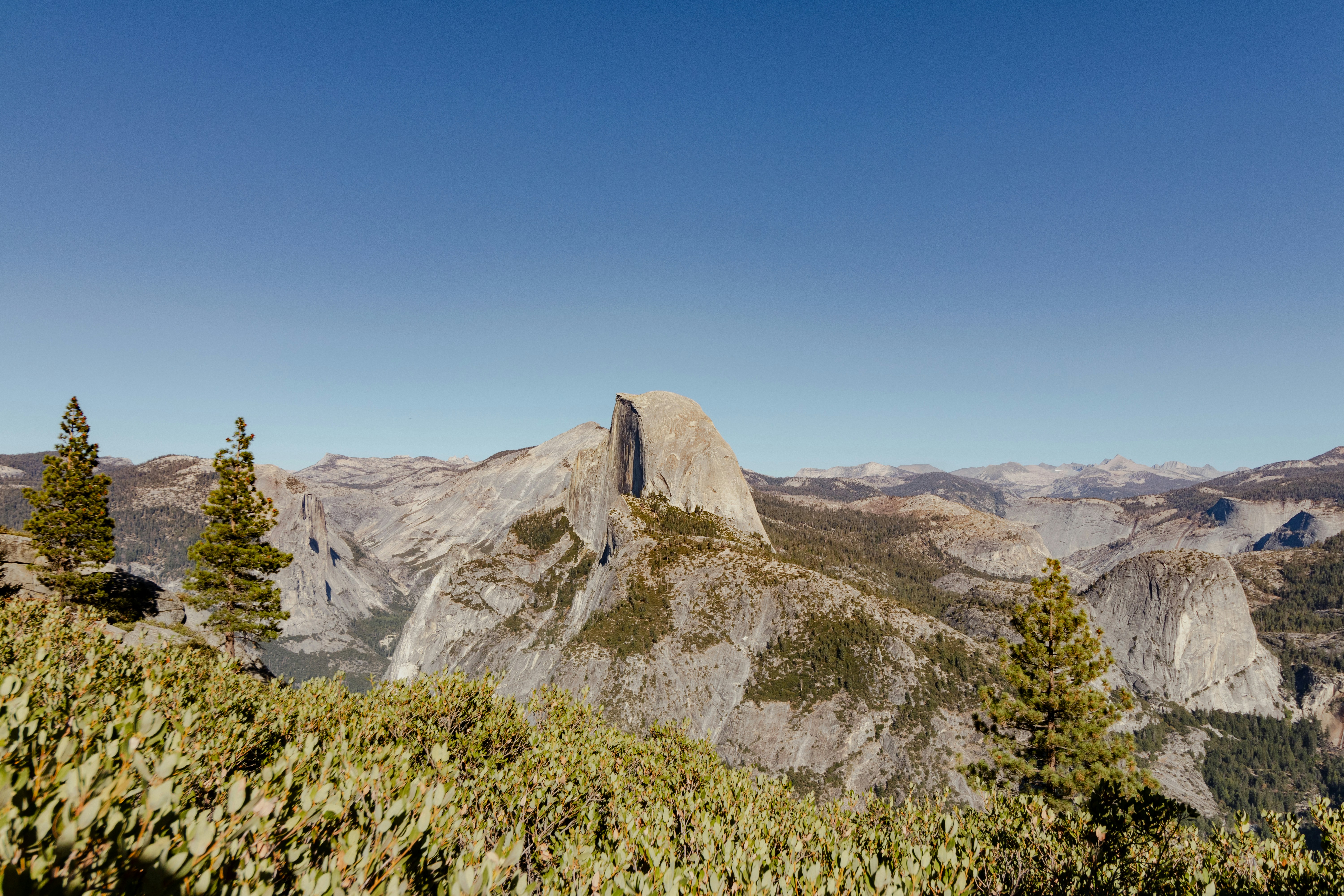 A view of the mountains from a high point of view photo – Free Natural ...