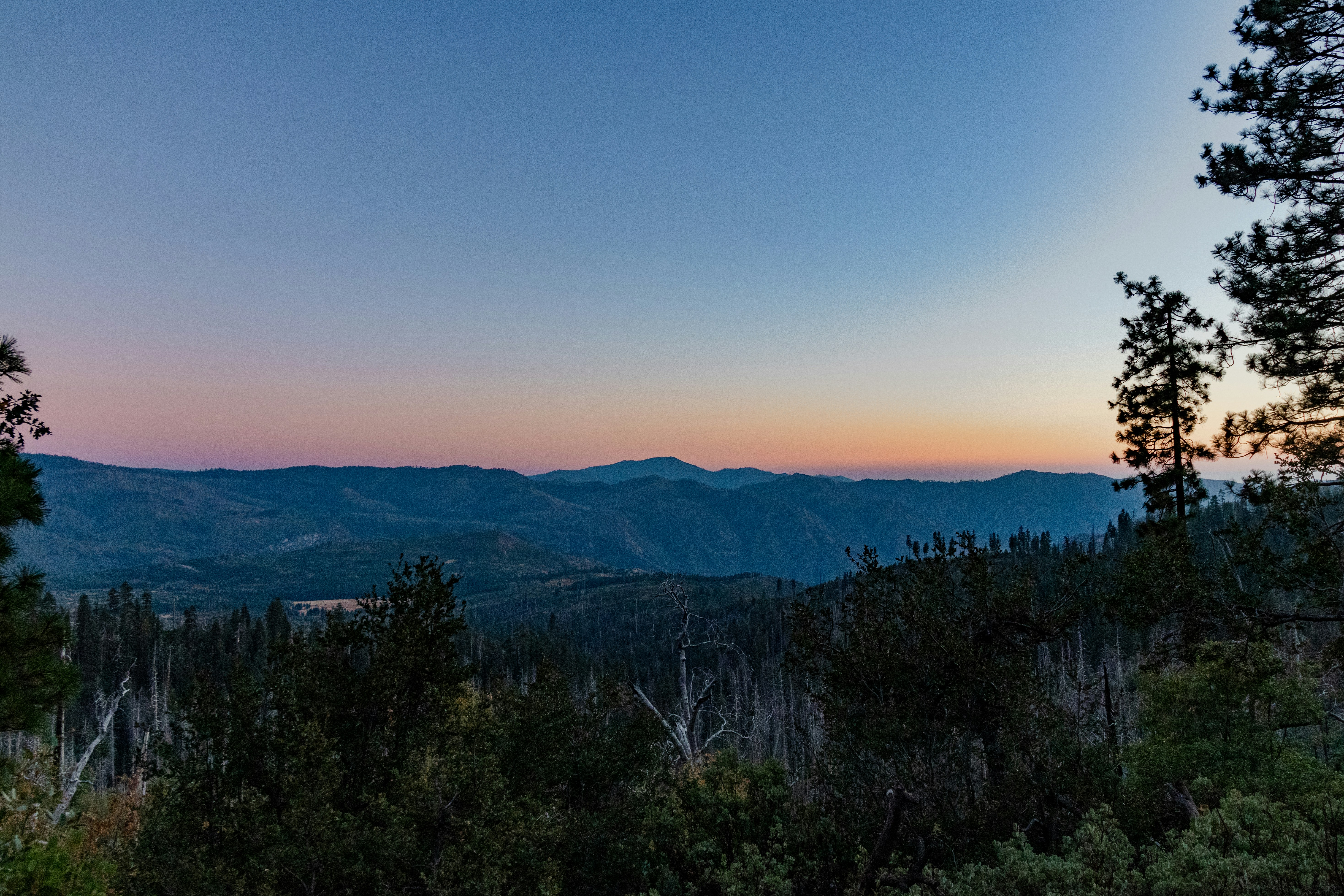 Twilight Harmony Over Mountain Peaks