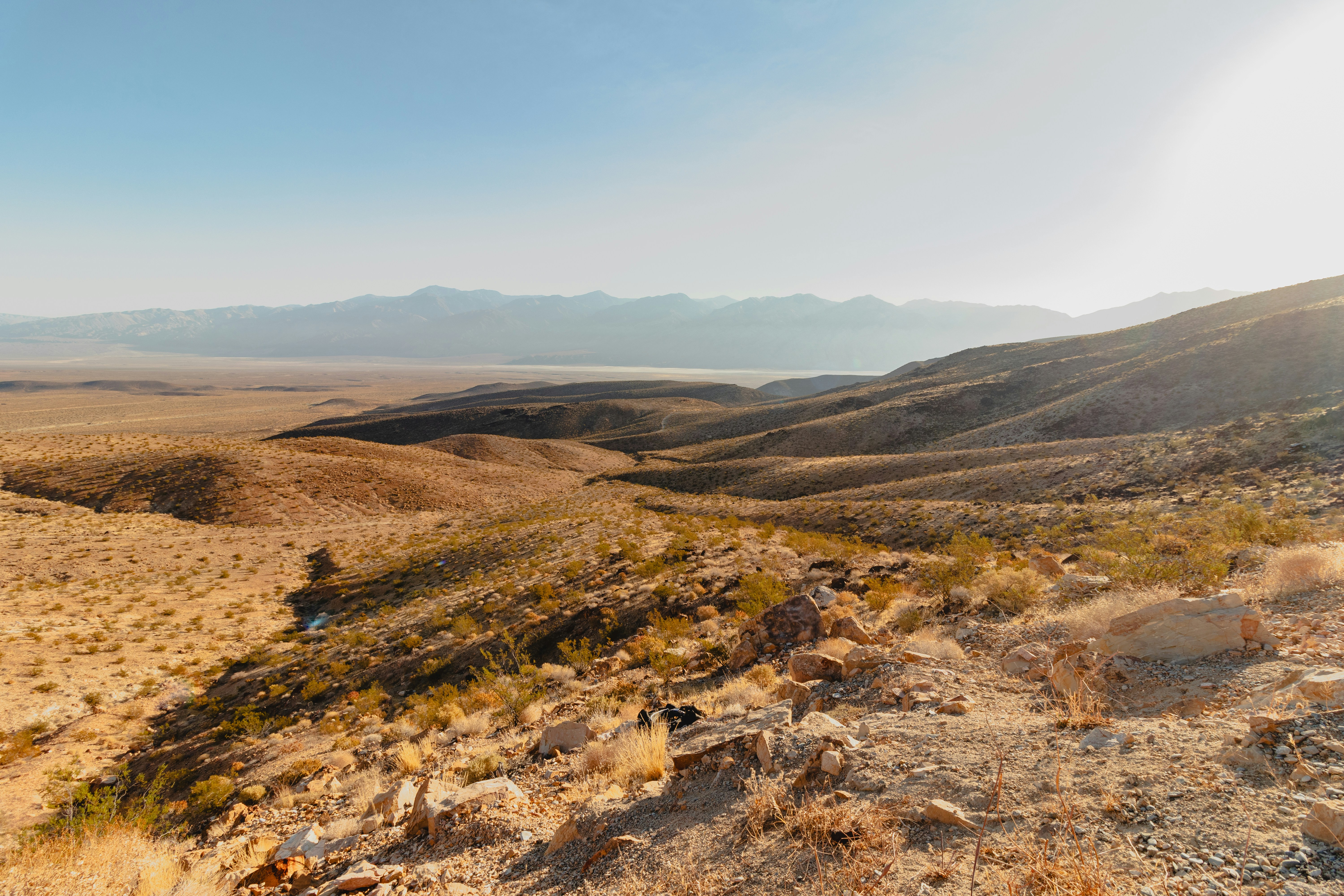 Une vue d’un chemin de terre au milieu du désert photo – Image gratuite ...