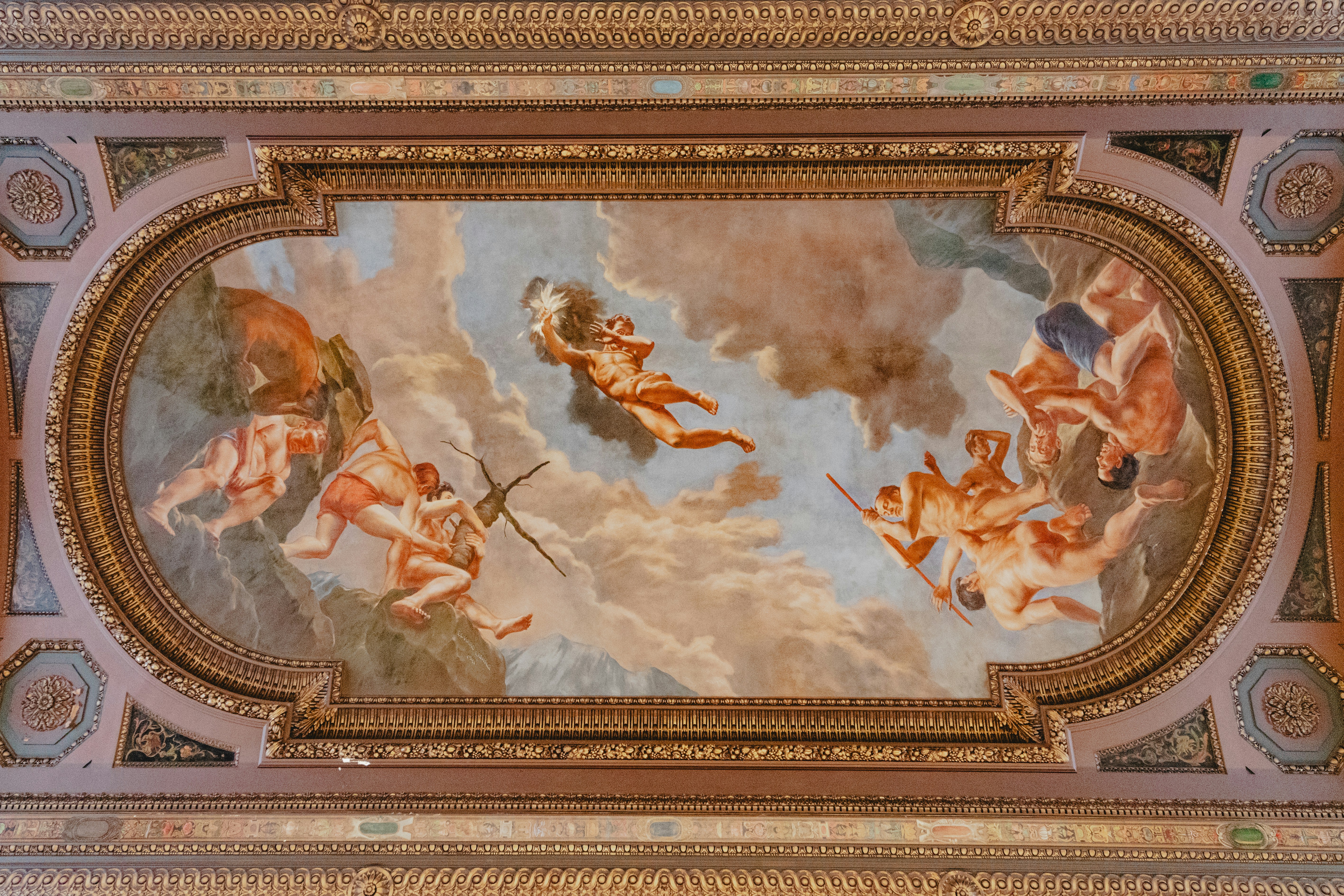 Celestial Drama: Clash in the Clouds