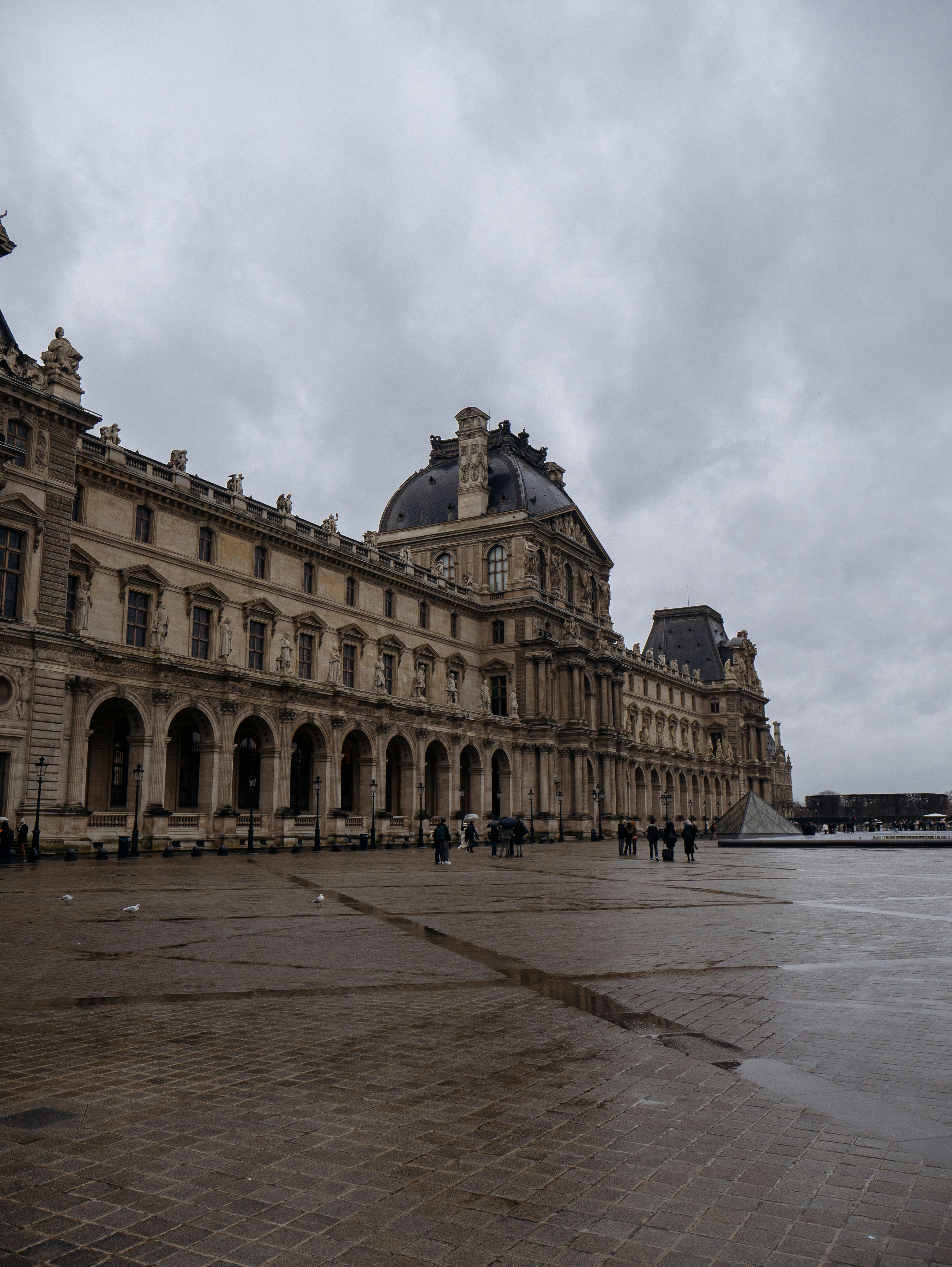 Gloomy Grandeur of the Louvre