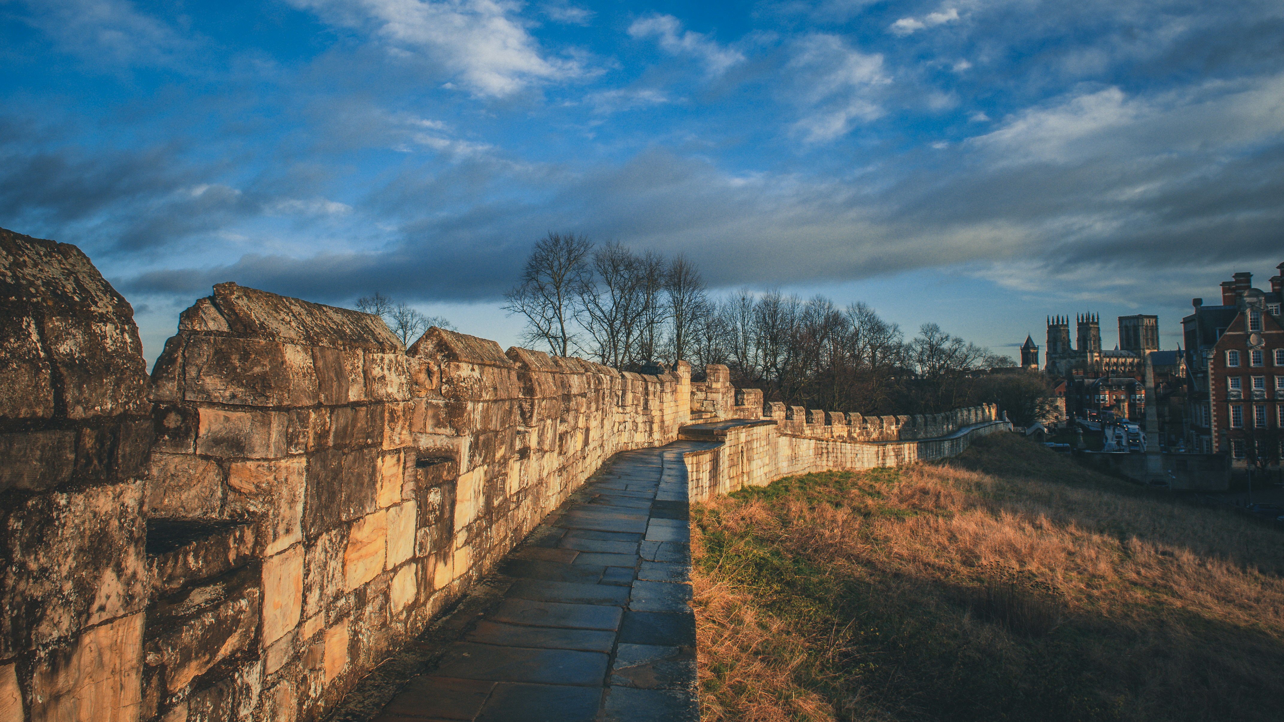 Golden Hour Along the Ancient Wall