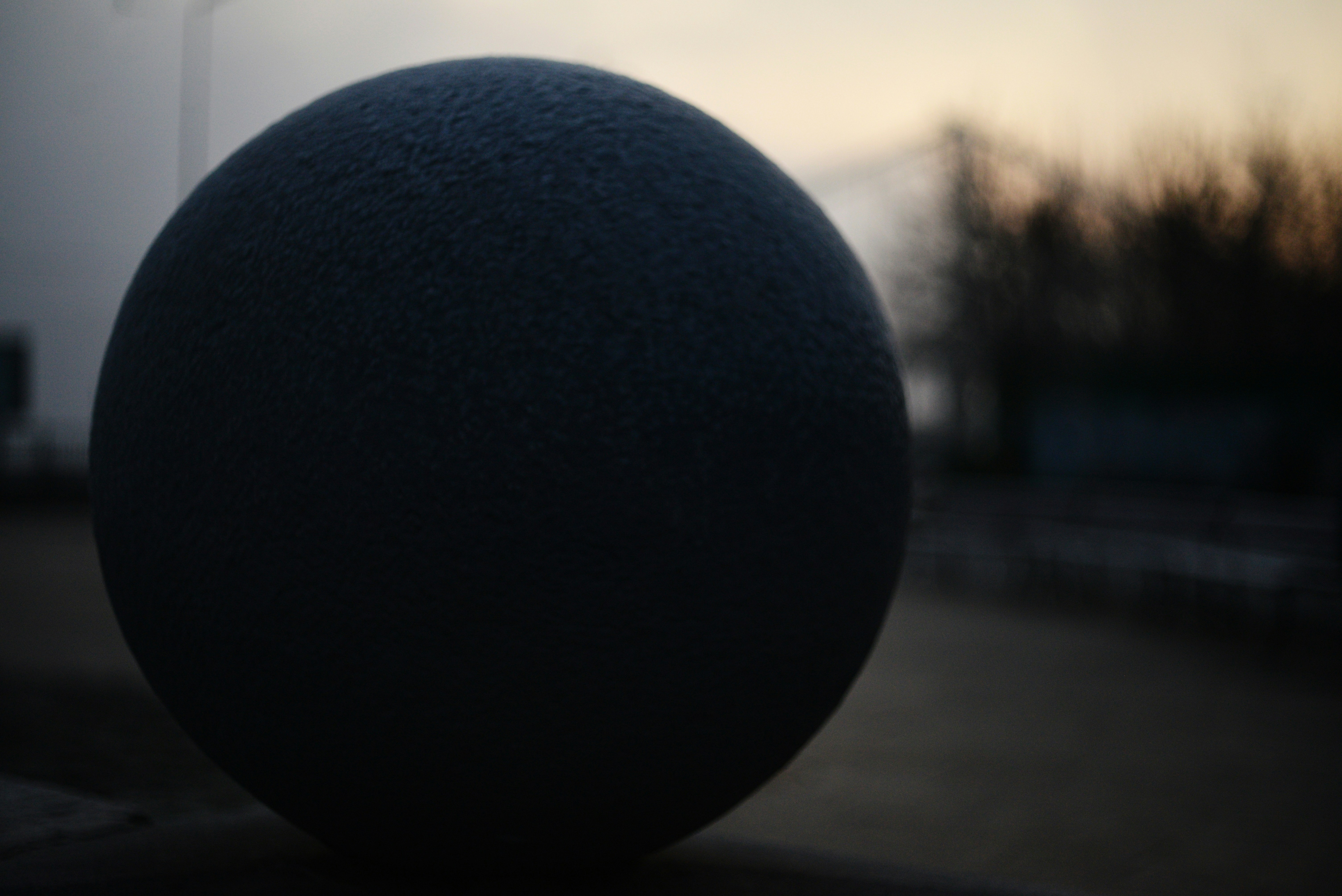 Silent Sphere Against the Dusk