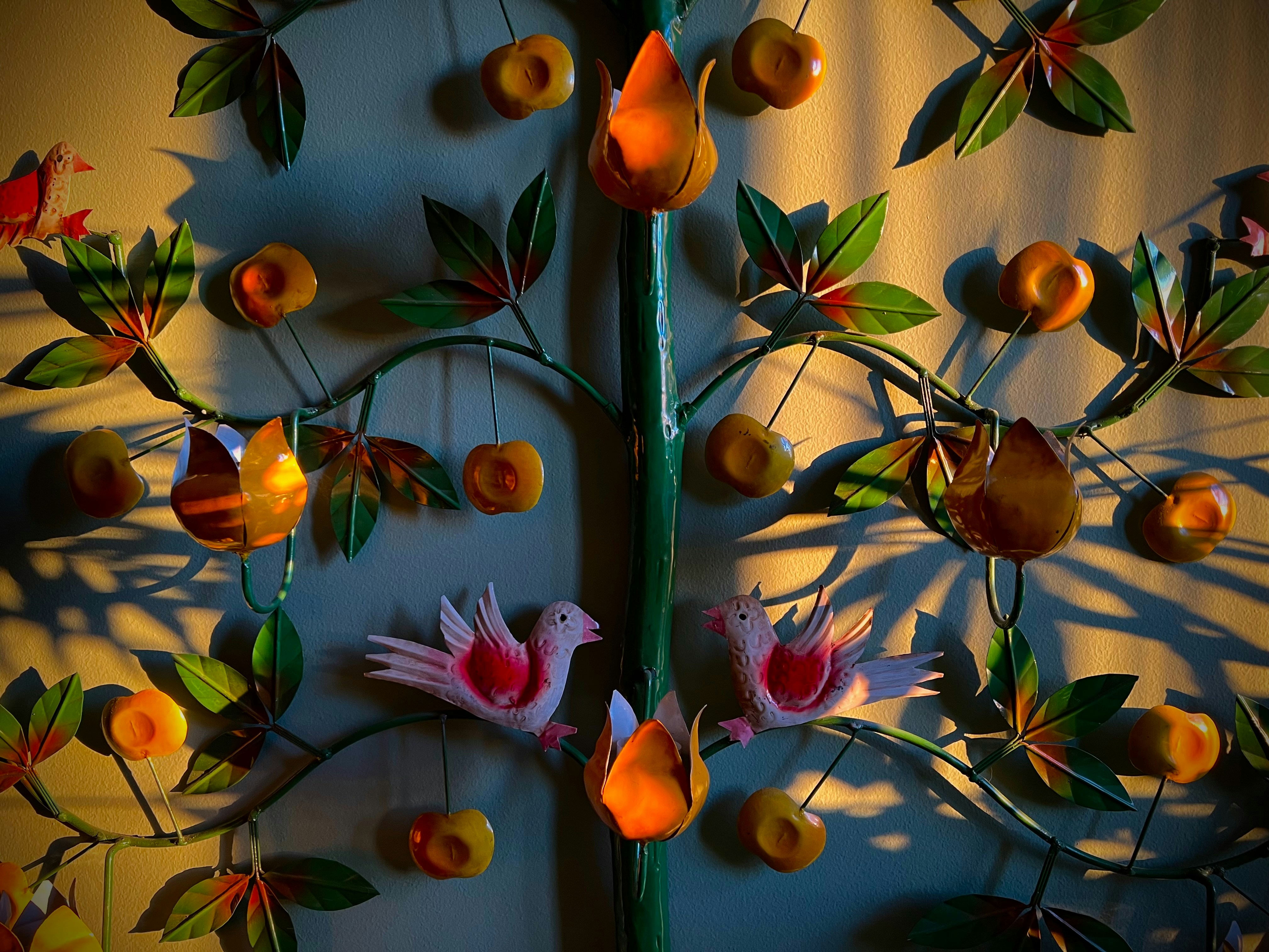 Twilight Shadows on Metal Flora