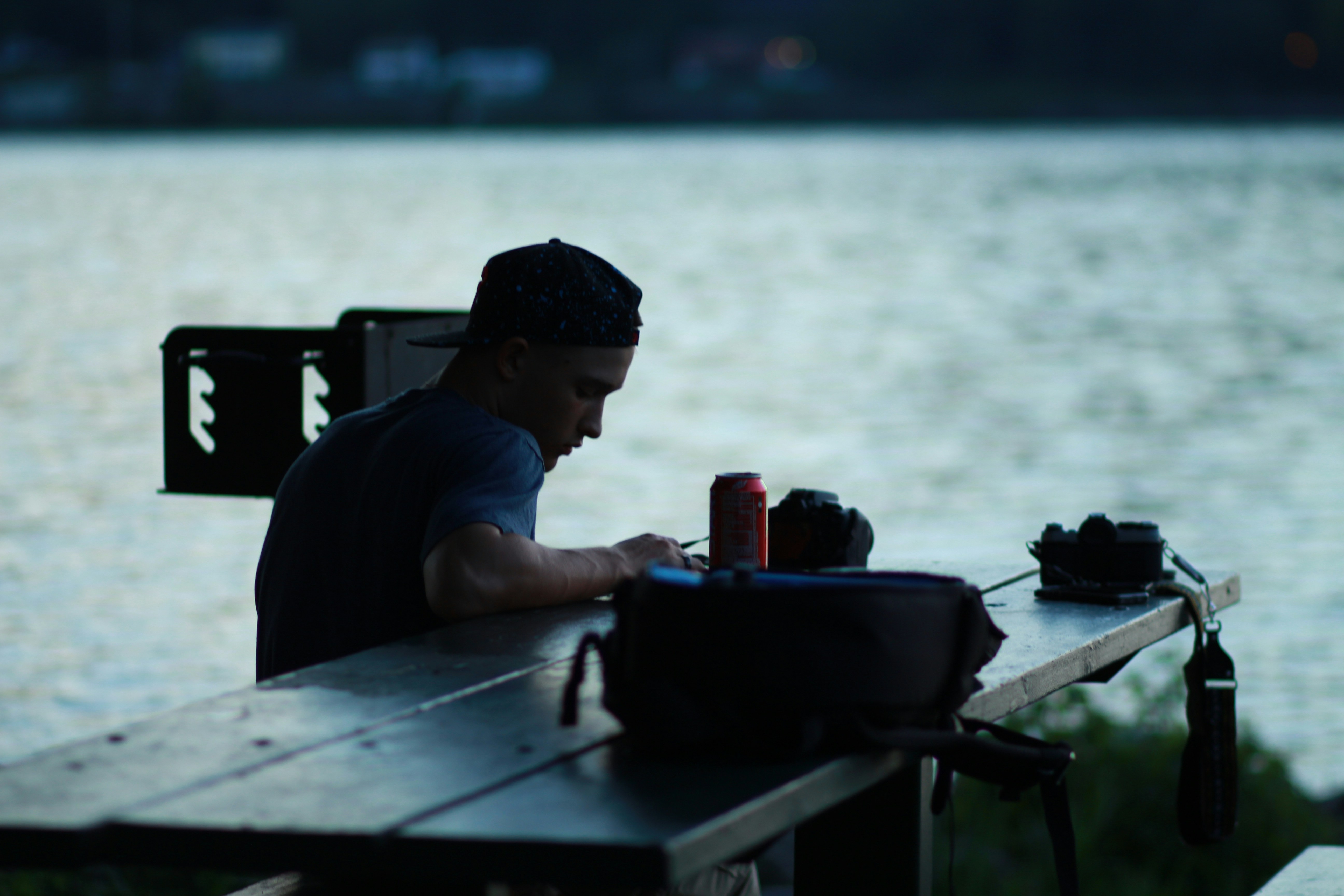 Contemplation by the Lake