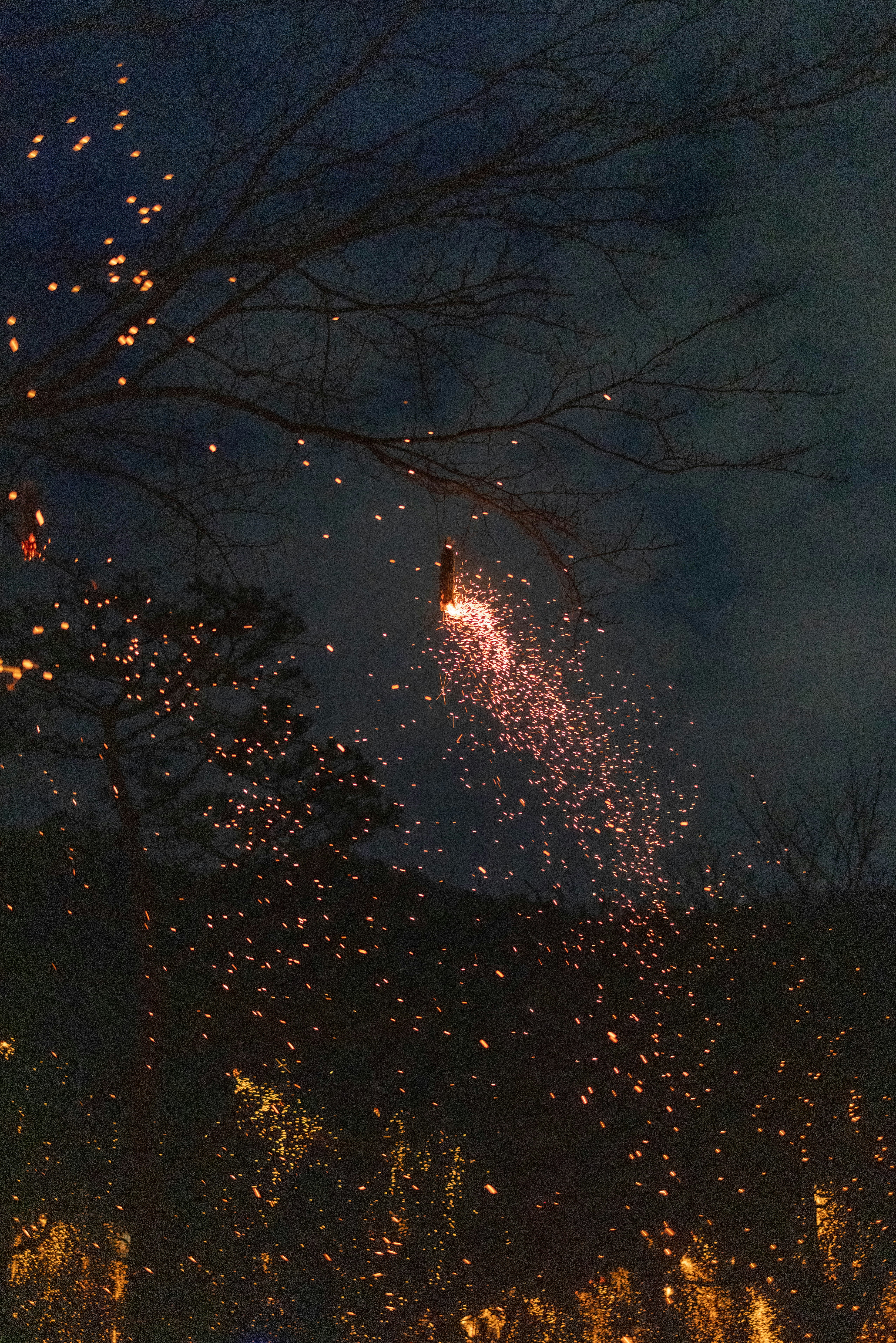 A group of people standing next to a fire hydrant photo – Free Flare ...