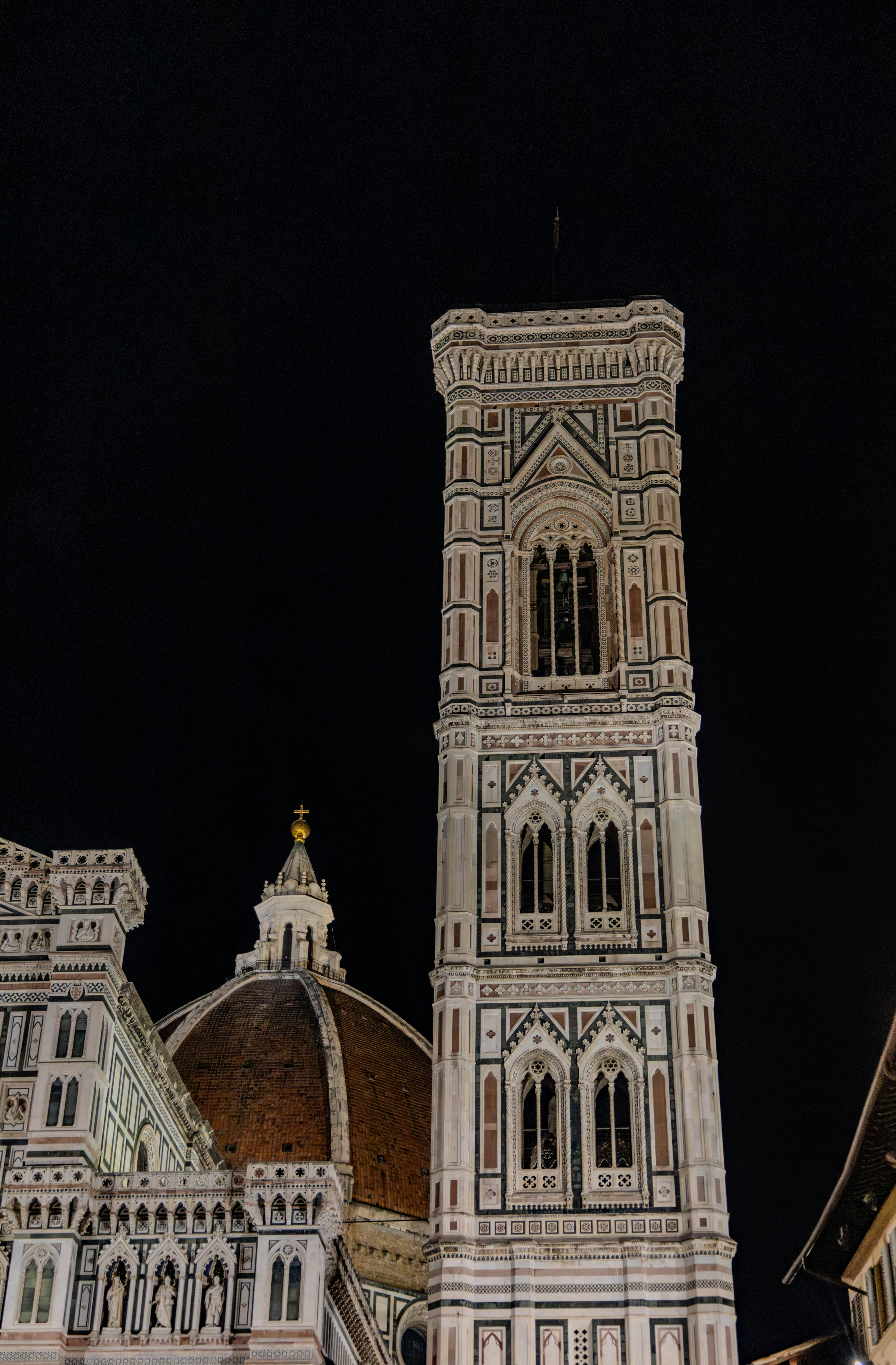 Nocturnal Elegance of Florence's Campanile