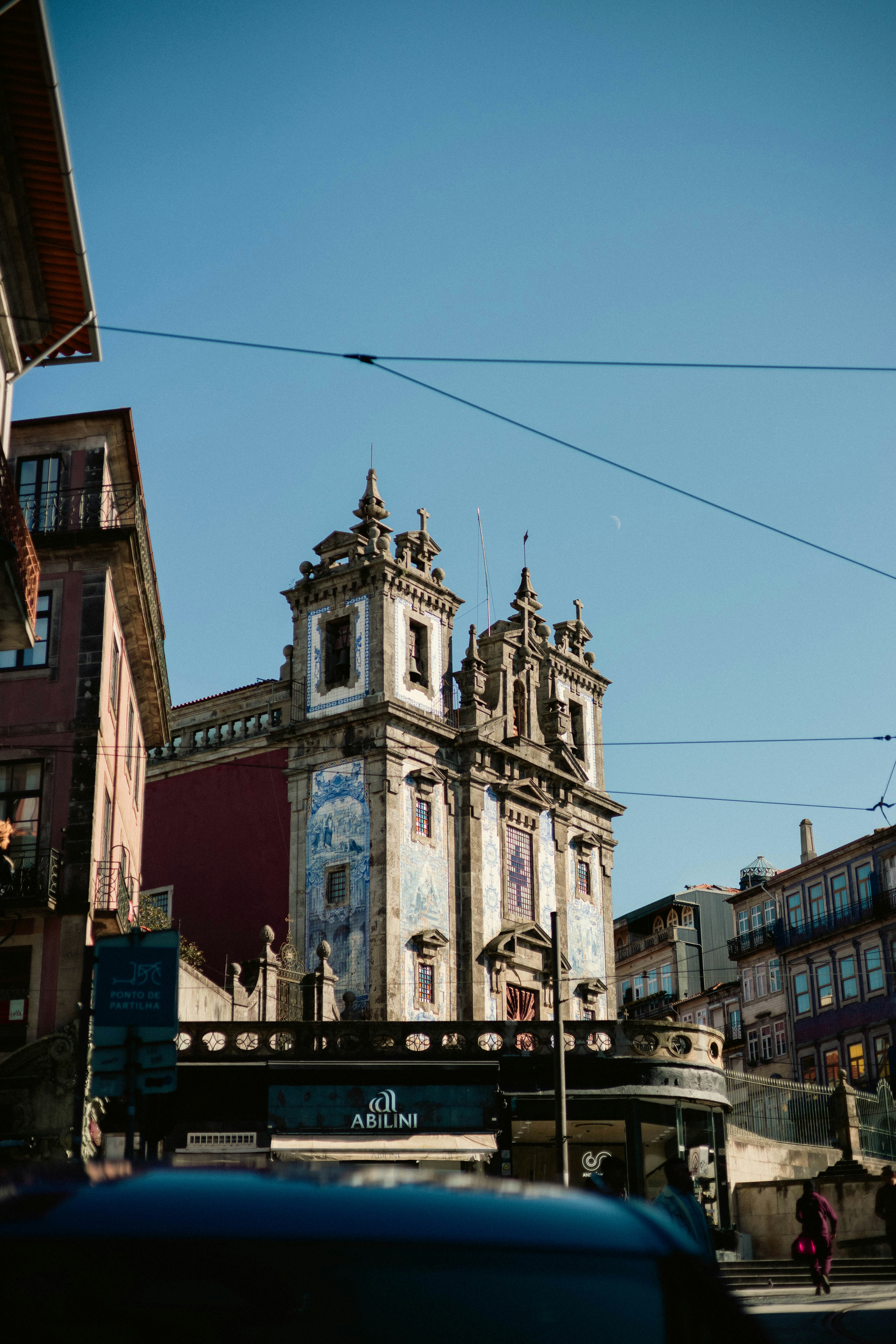 Afternoon Light on Historic Porto Church