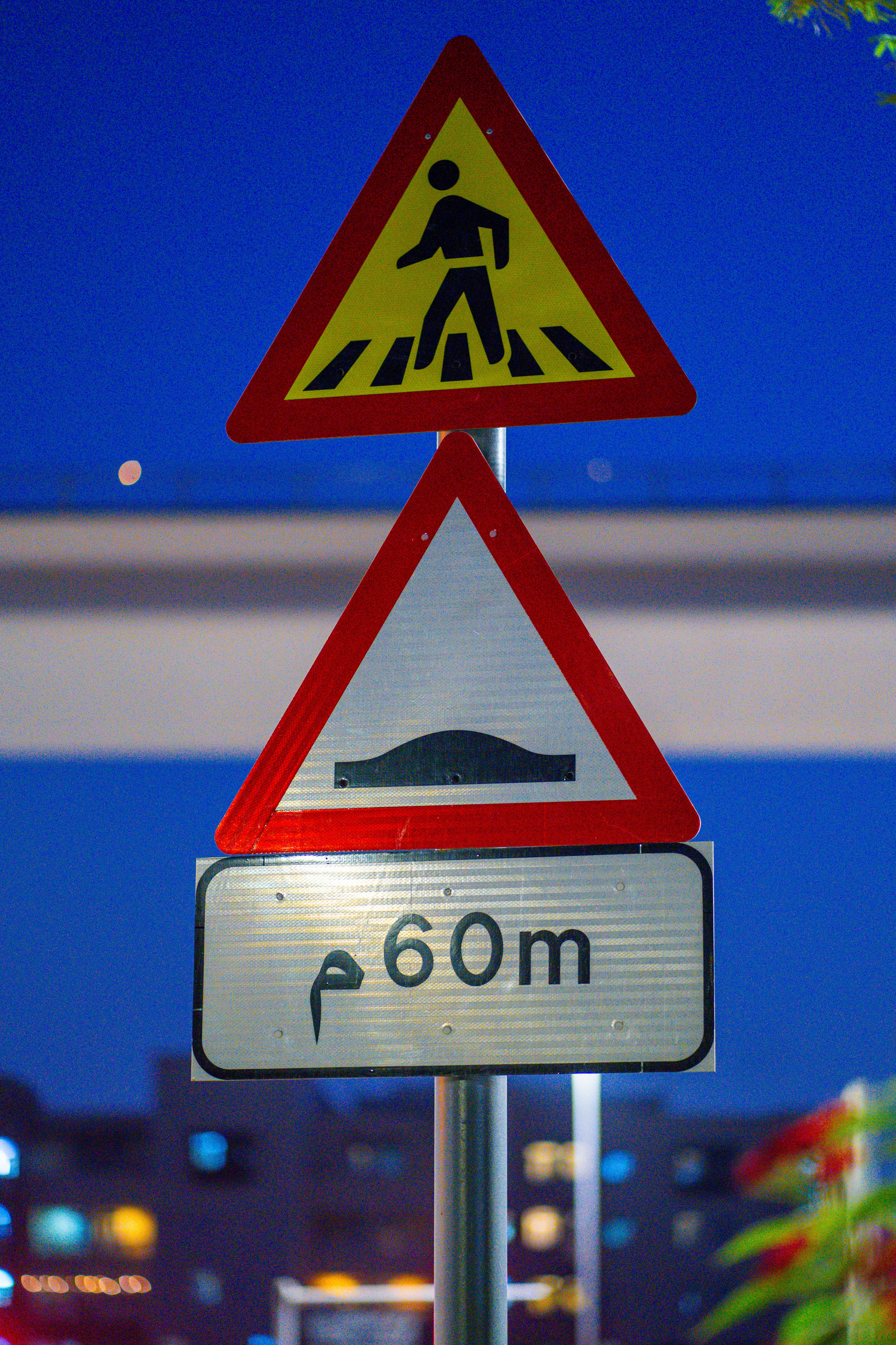 give way to pedestrians road sign