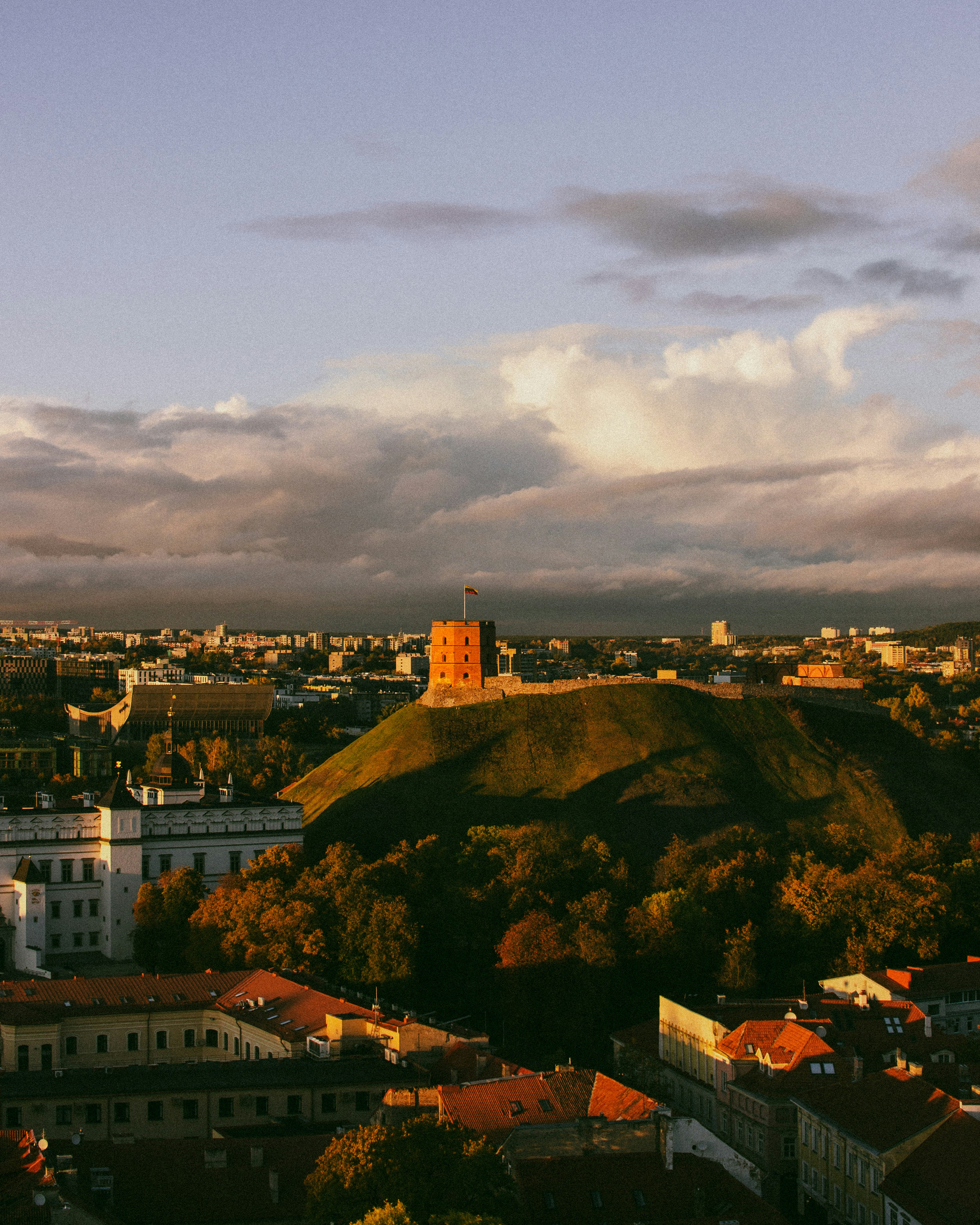 Hilltop Keep: The Red Brick Tower Amid the Sunset City