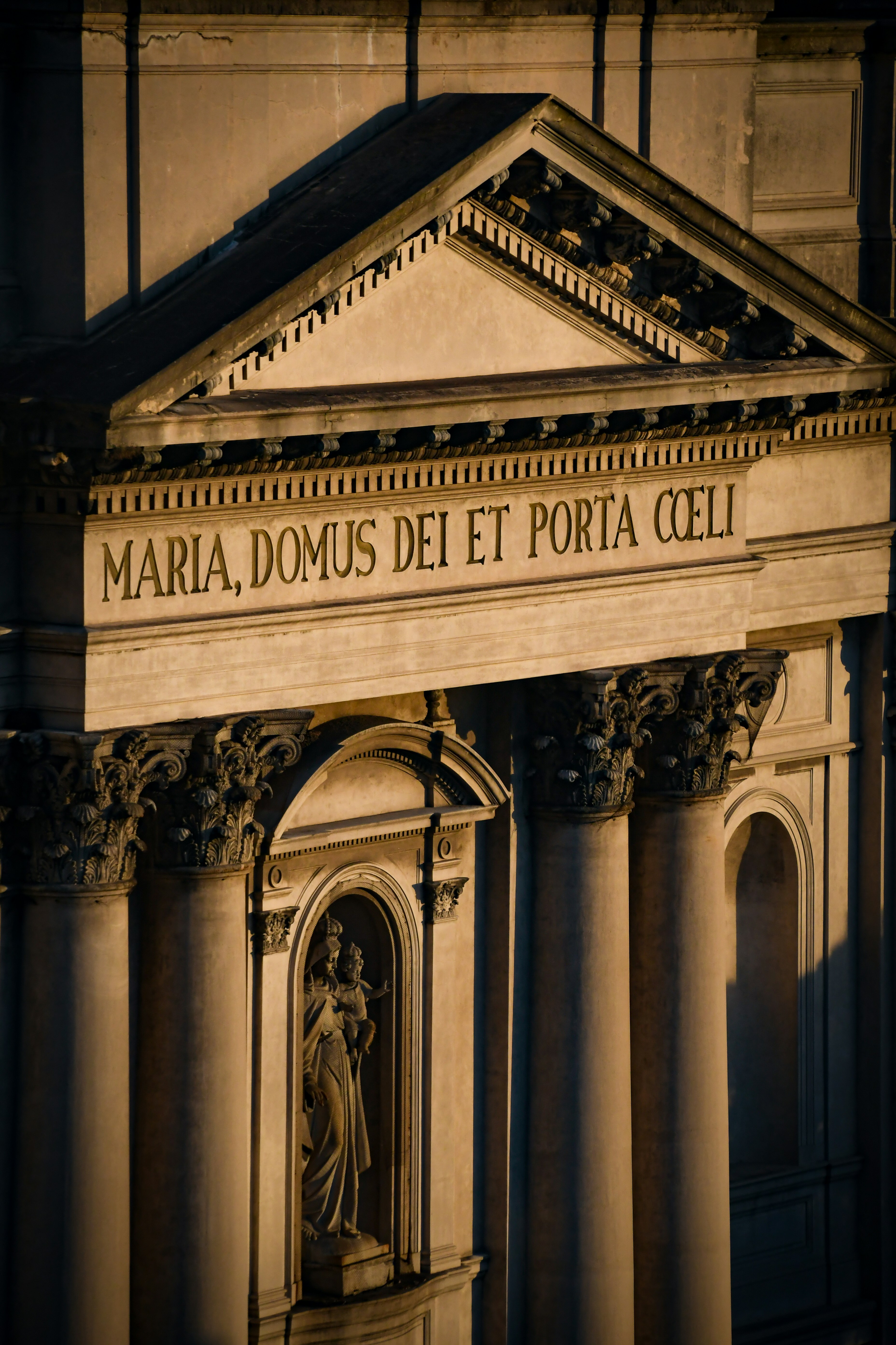 Gate of Heaven in Stone: Inscription, Columns, and Dusk Light