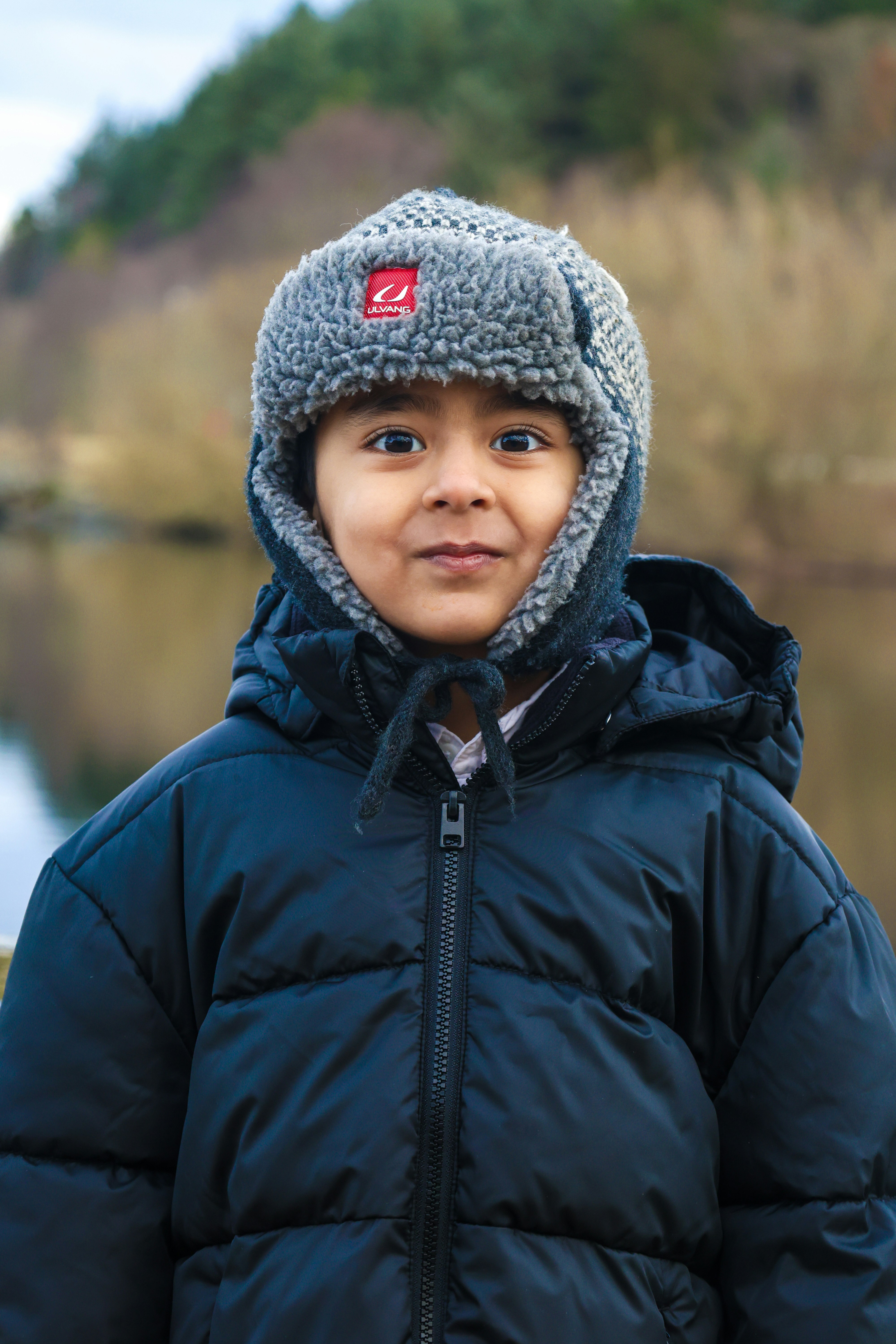 Wintry Whimsy: A Child's Delightful Glance